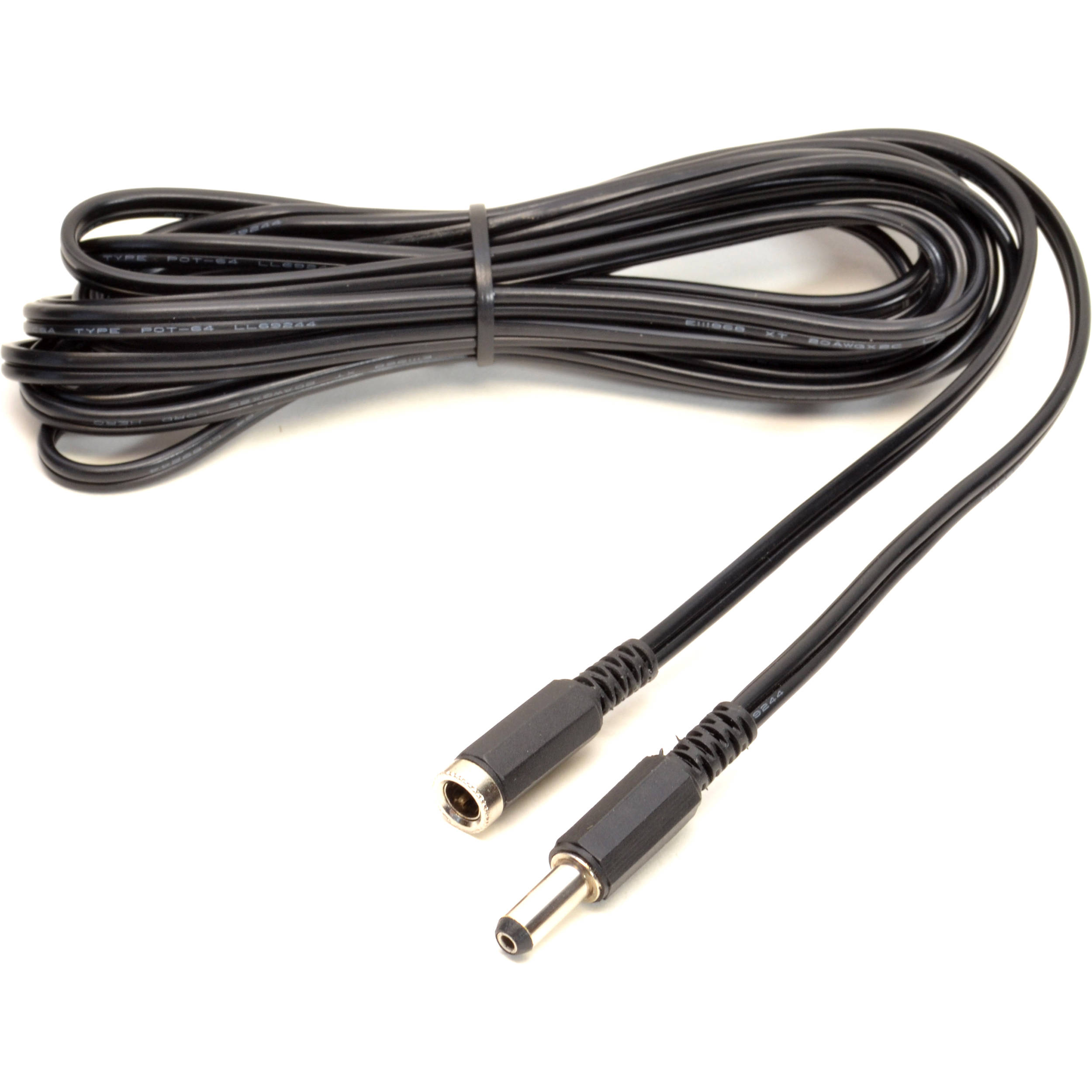 Bescor 2.5mm Female to 2.5mm Male Power Extension Cable 25MF10