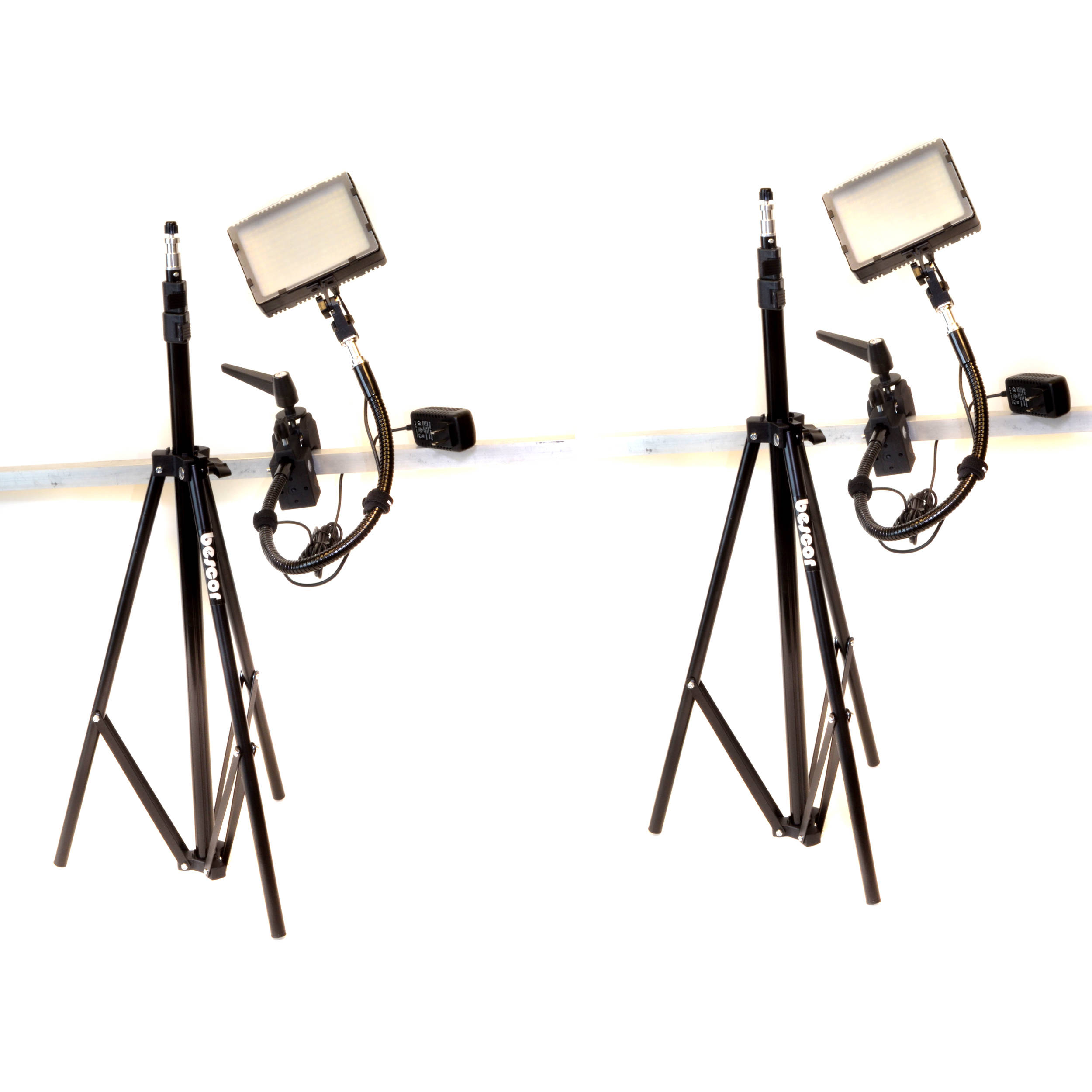 Bescor Grip-182K Gripper Gooseneck Bi-Color 2-Light Kit