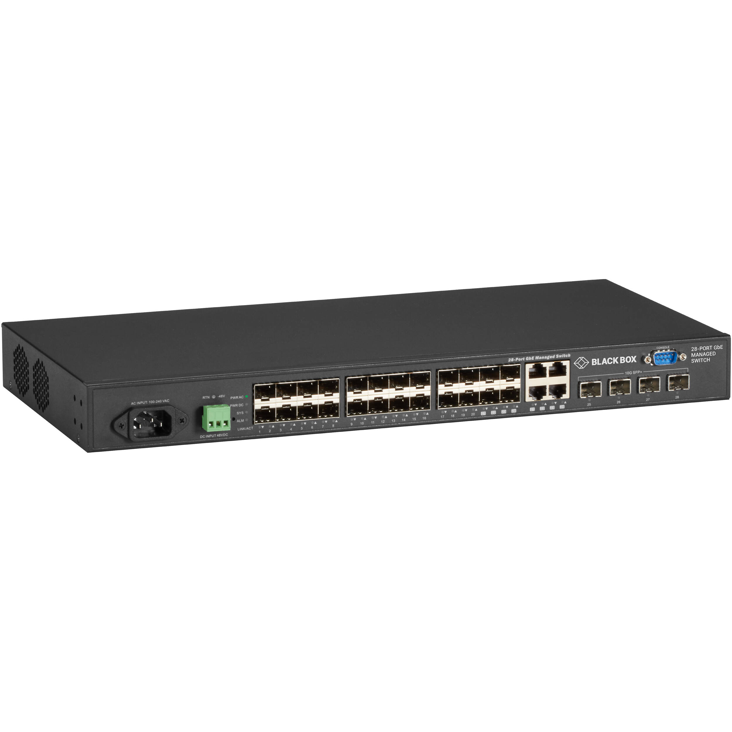 Black Box 28-Port Gigabit Ethernet Managed Switch LGB5128A-R2