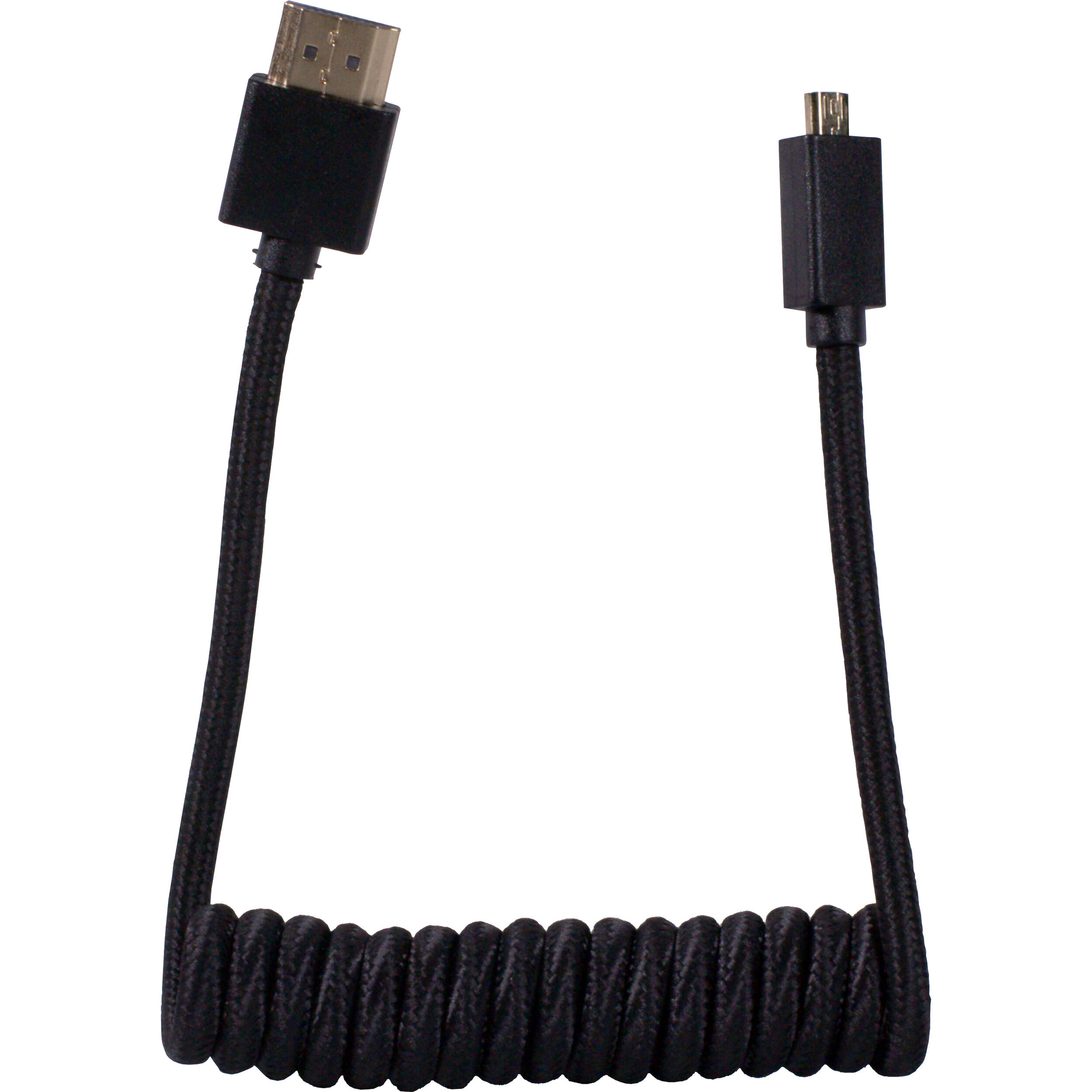 BLACKHAWK Coiled Micro HDMI BHCABLE-MICRO-HDMI-FULL-HDMI COILED