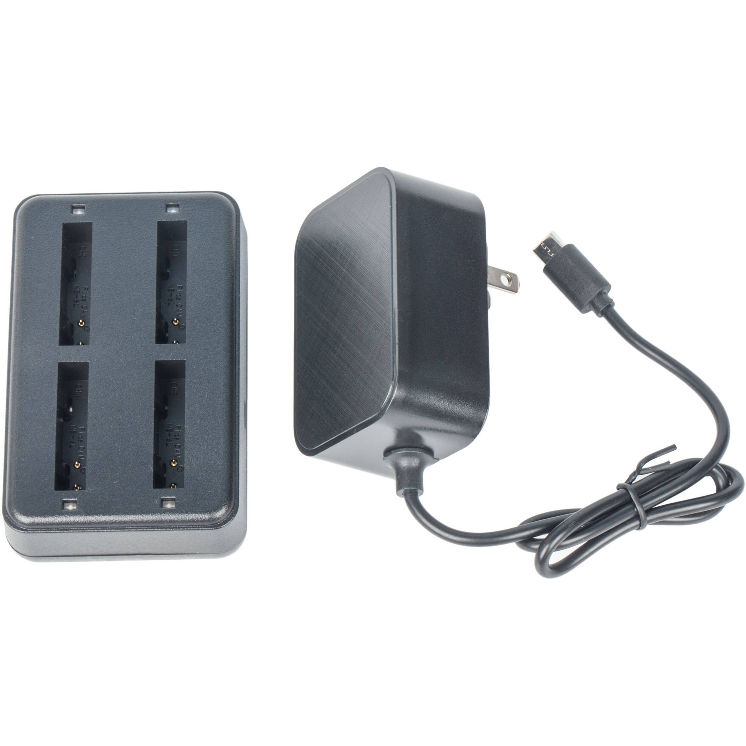 CAME-TV Quad USB Charger for Four NB-6L Batteries NB-CHARGER-4