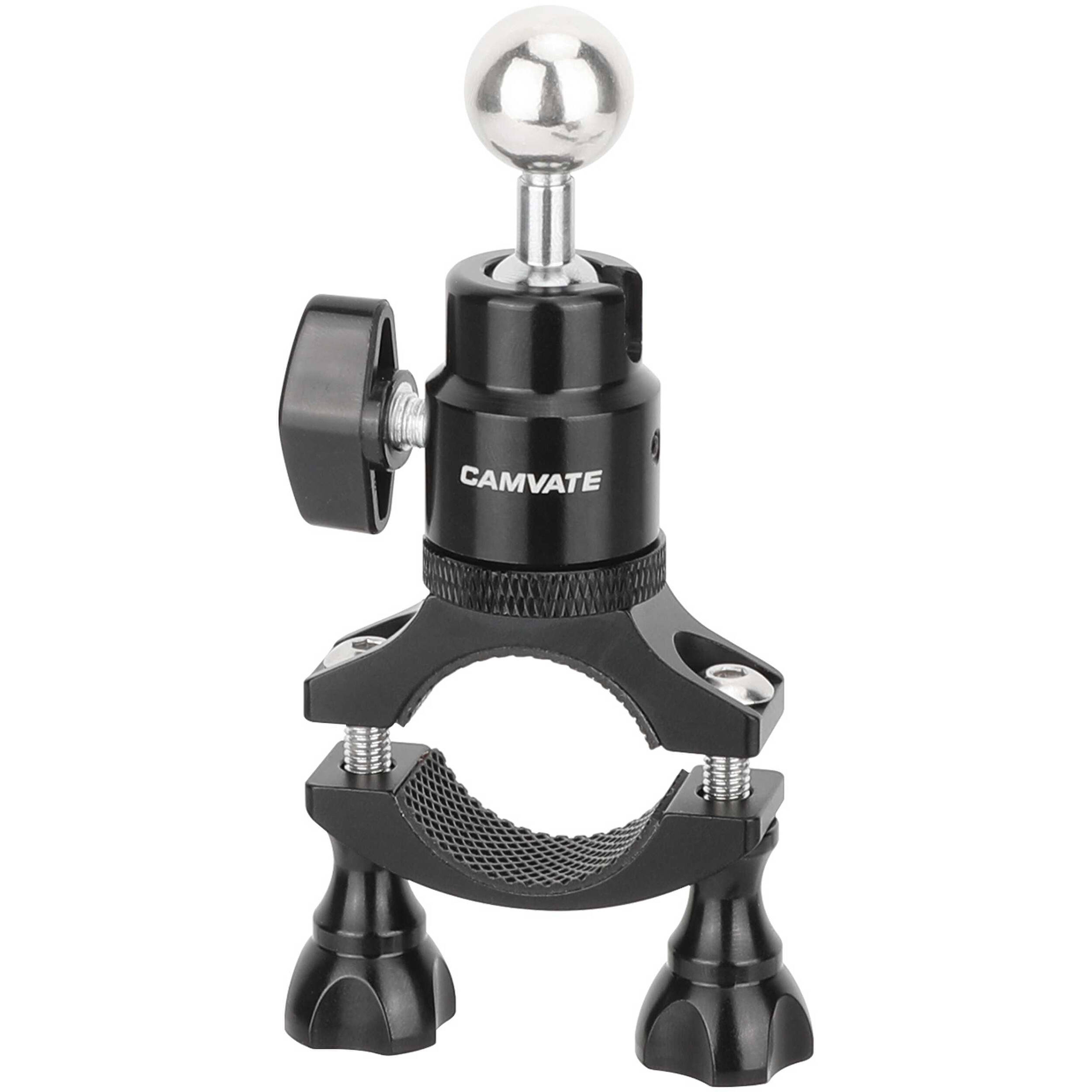 CAMVATE Handlebar Clamp Mount Holder with 17mm Ball & C3537 B&H