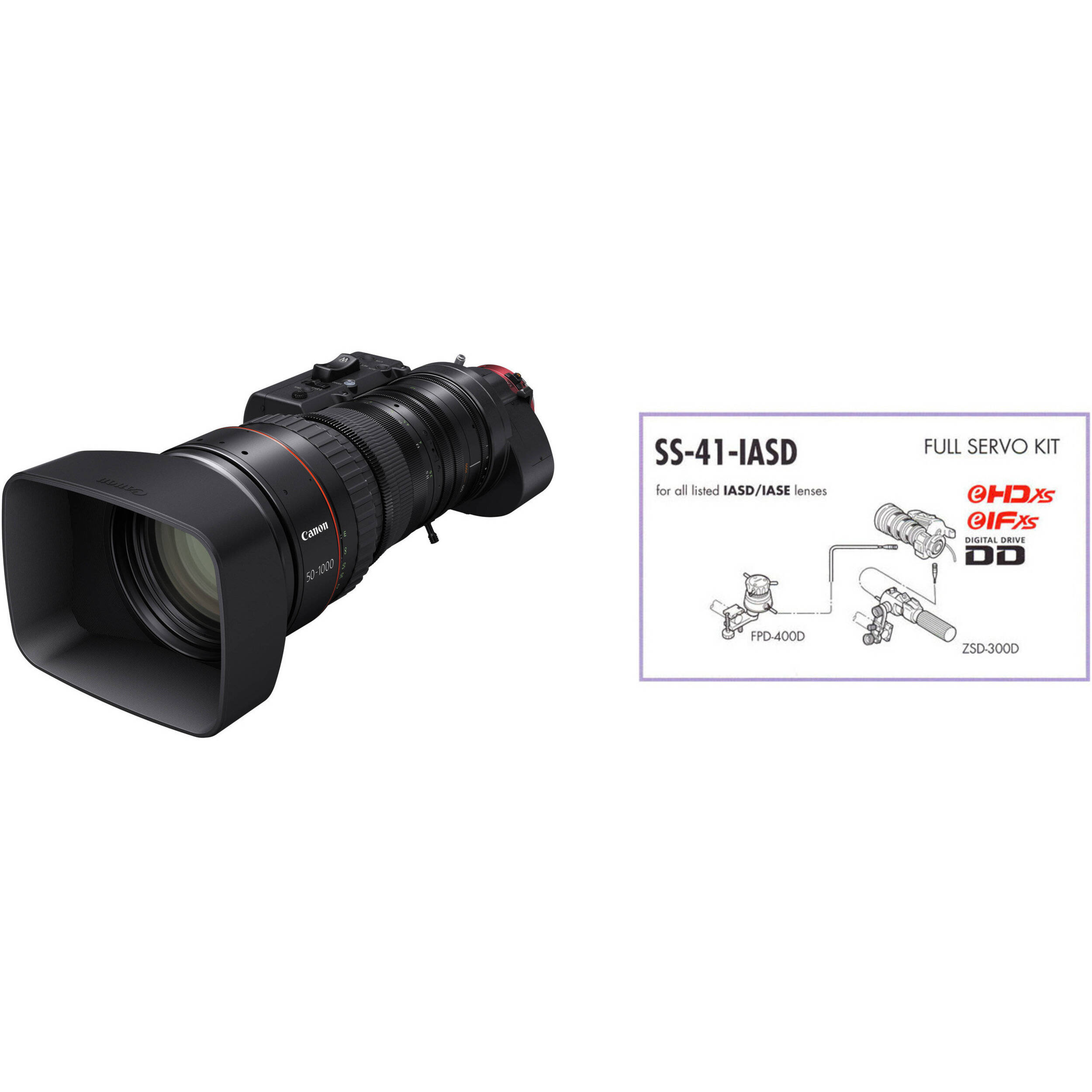 Canon CINE-SERVO 50-1000mm T5.0-T8.9 Lens 0438C005 B&H Photo