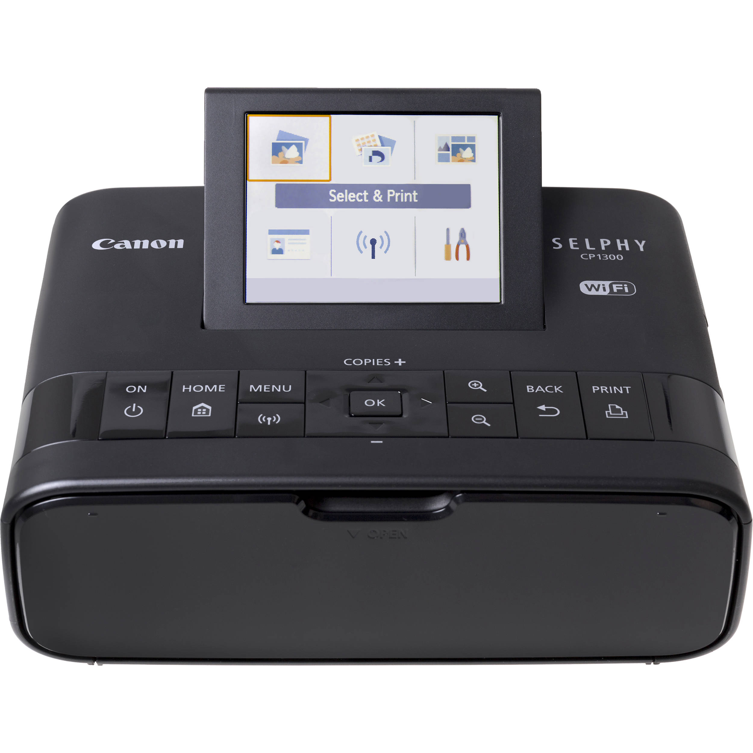 Canon SELPHY CP1300 Compact Photo Printer Black 2234C001 B H Canon SELPHY CP1300 Compact Photo Printer Black 2234C001 B H