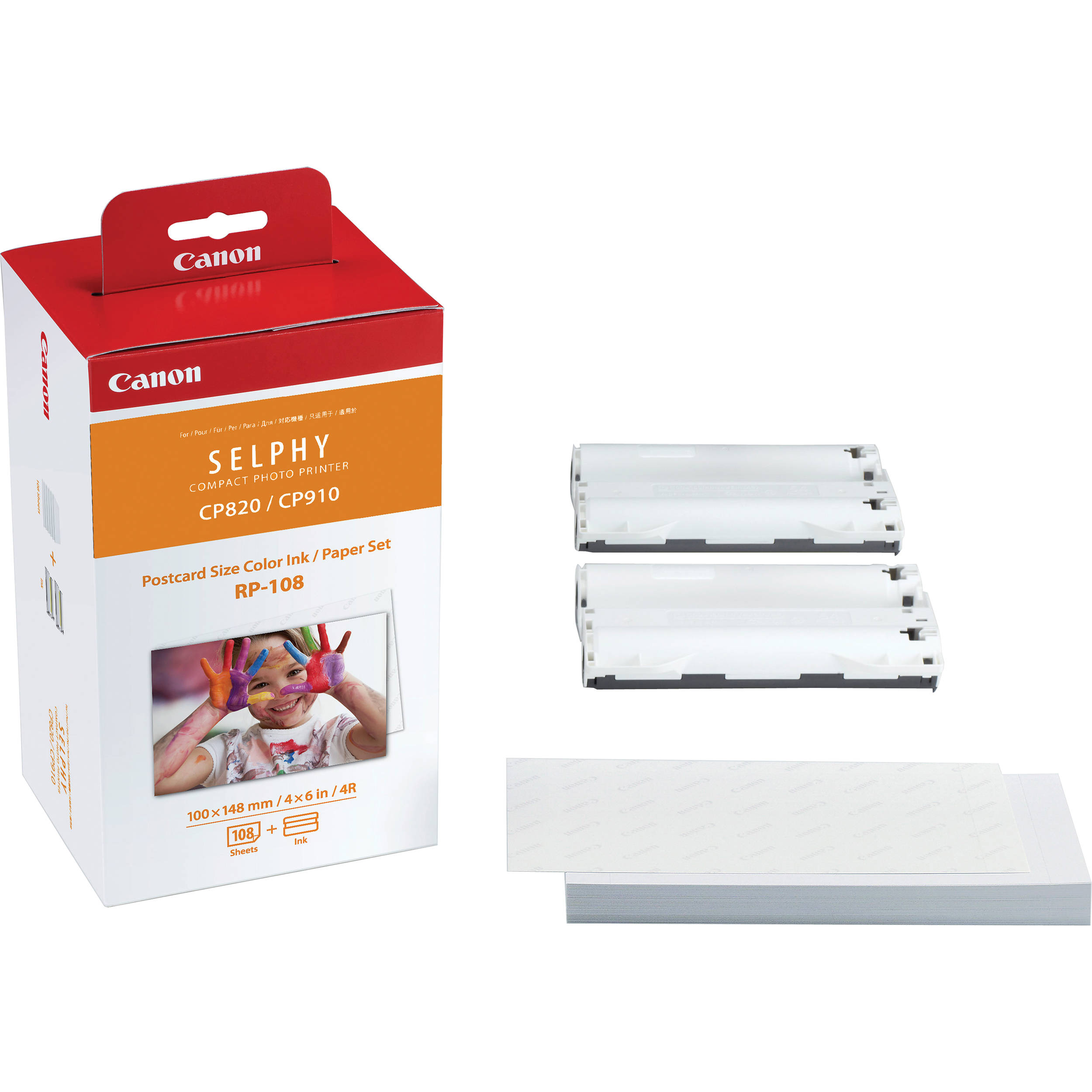 Canon RP 108 High Capacity Color Ink Paper Set 8568B001 B H Canon RP 108 High Capacity Color Ink Paper Set 8568B001 B H