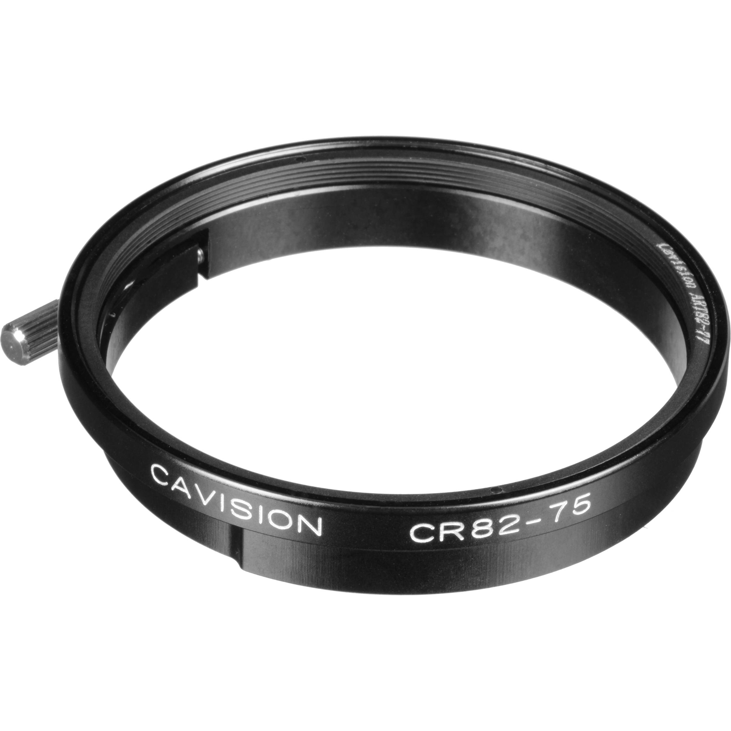 Cavision 75mm to 82mm Clamp-On Step-Up Ring CR82-75 B&H Photo