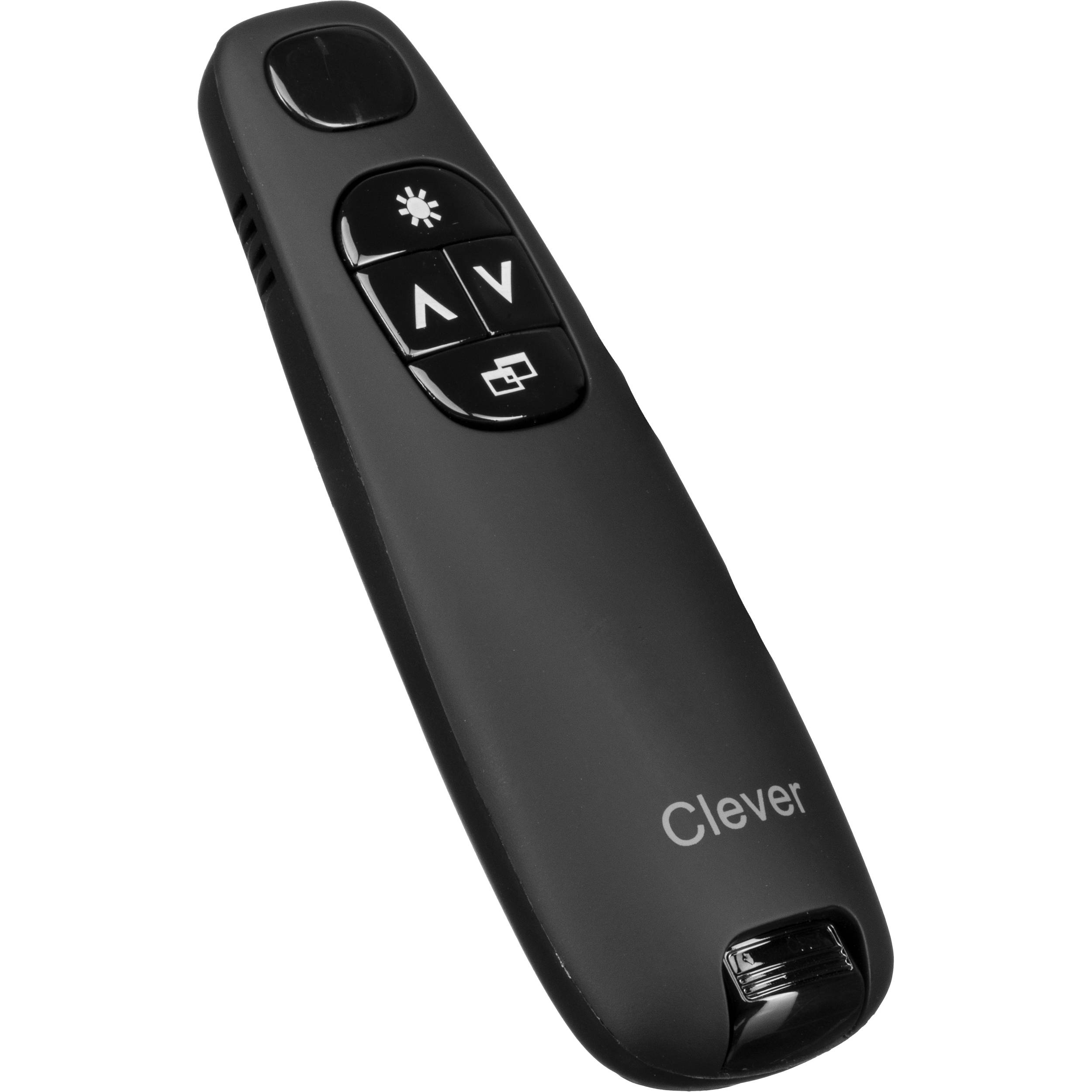 Clever C748 Wireless Presenter With Red Laser Pointer C748 BK Clever C748 Wireless Presenter With Red Laser Pointer C748 BK