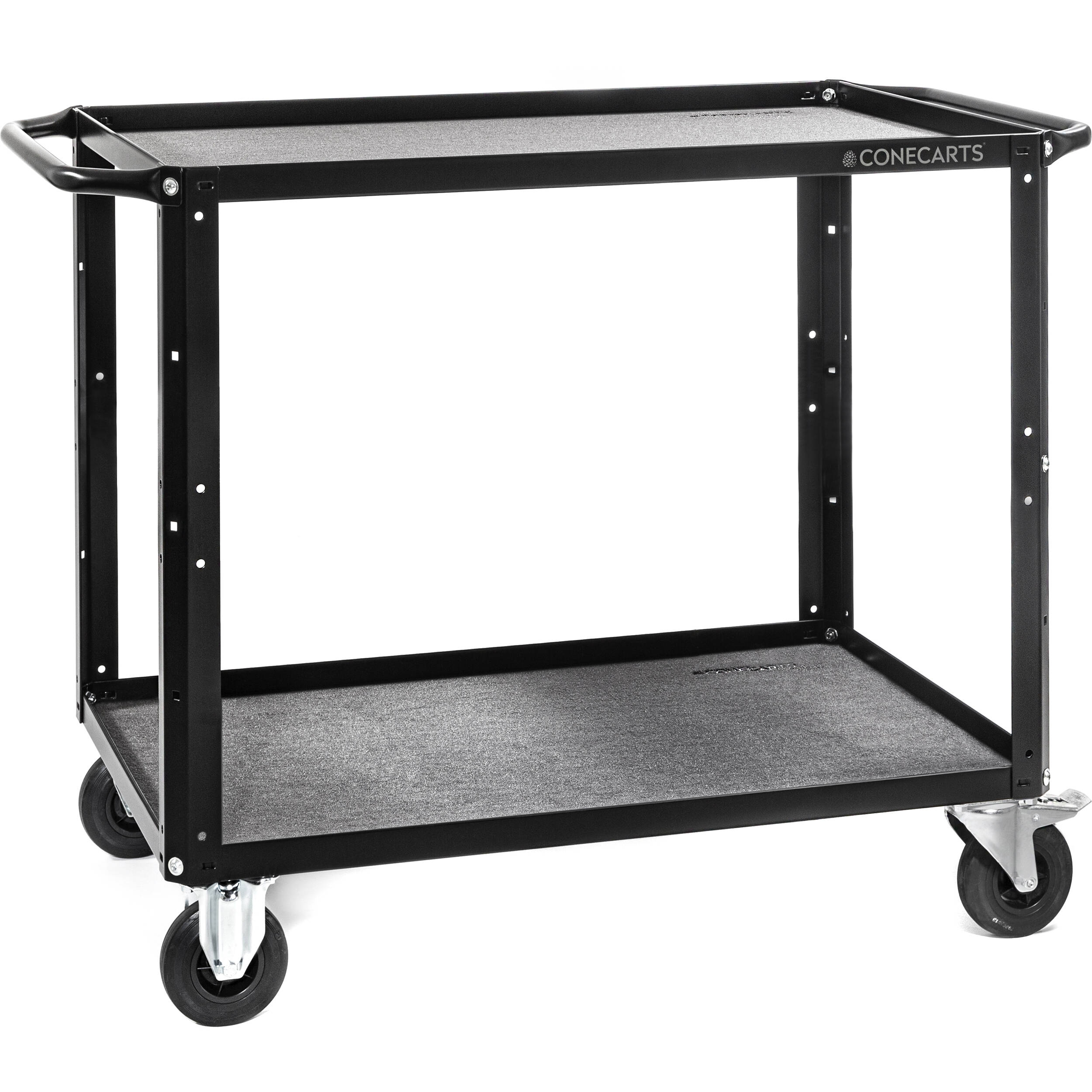 ConeCarts Large 2-Shelf Cart with Gray CNC1#B0A00W01R2A00 B&H