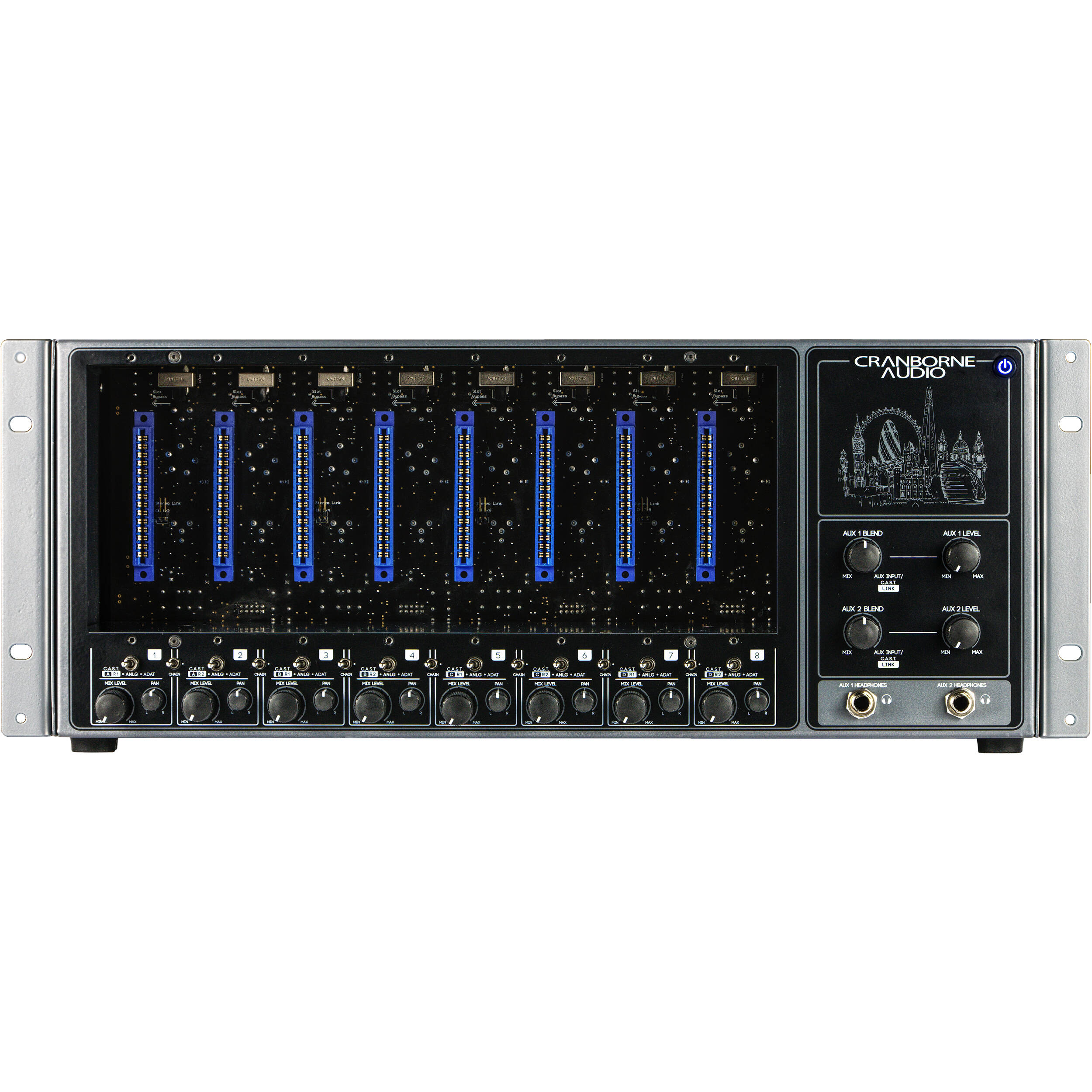 Cranborne Audio 500ADAT 8-Slot 500 Series Rack and CA-500ADAT