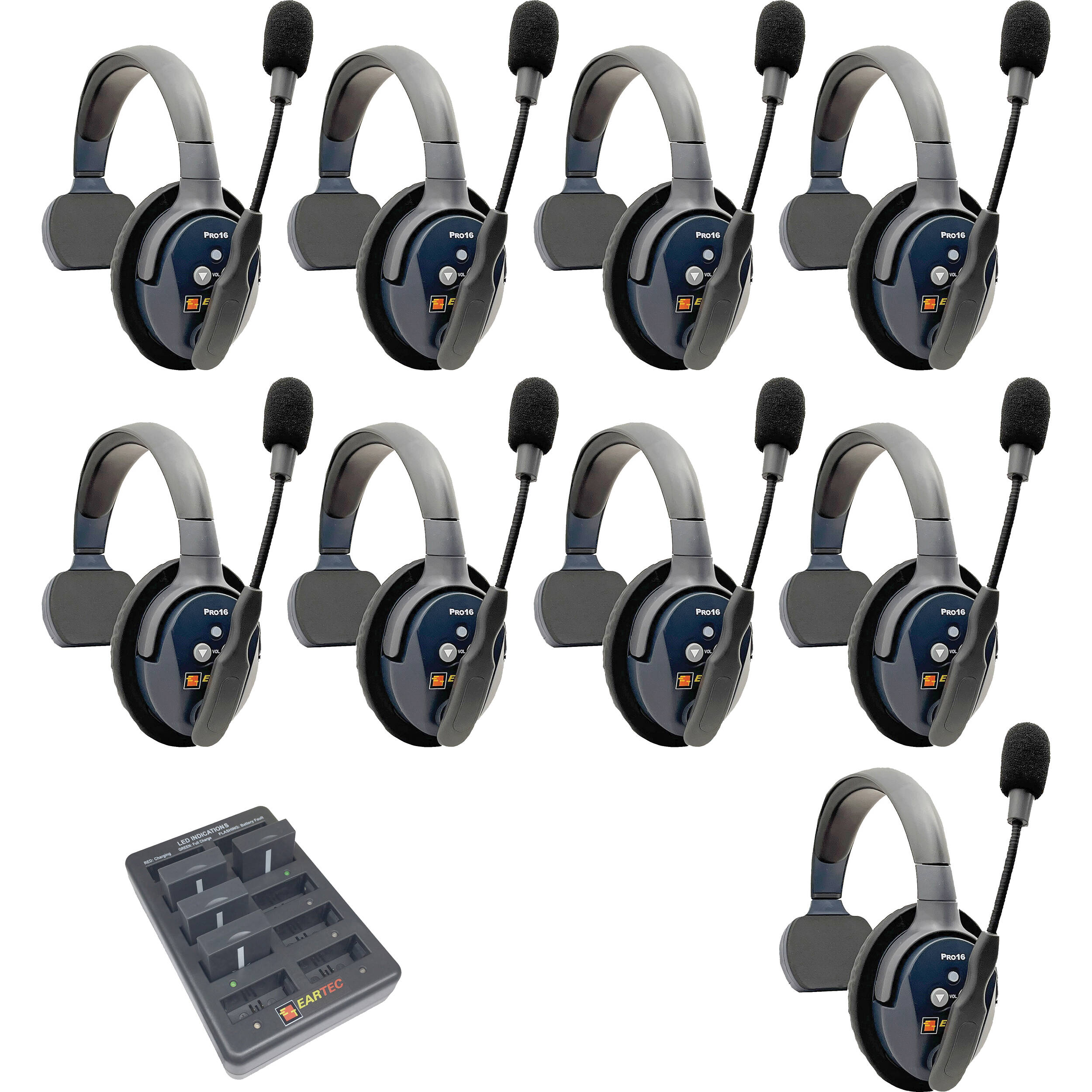 Eartec UltraLITE Pro16 Long-Range Dual-Channel Full-Duplex ETP9S