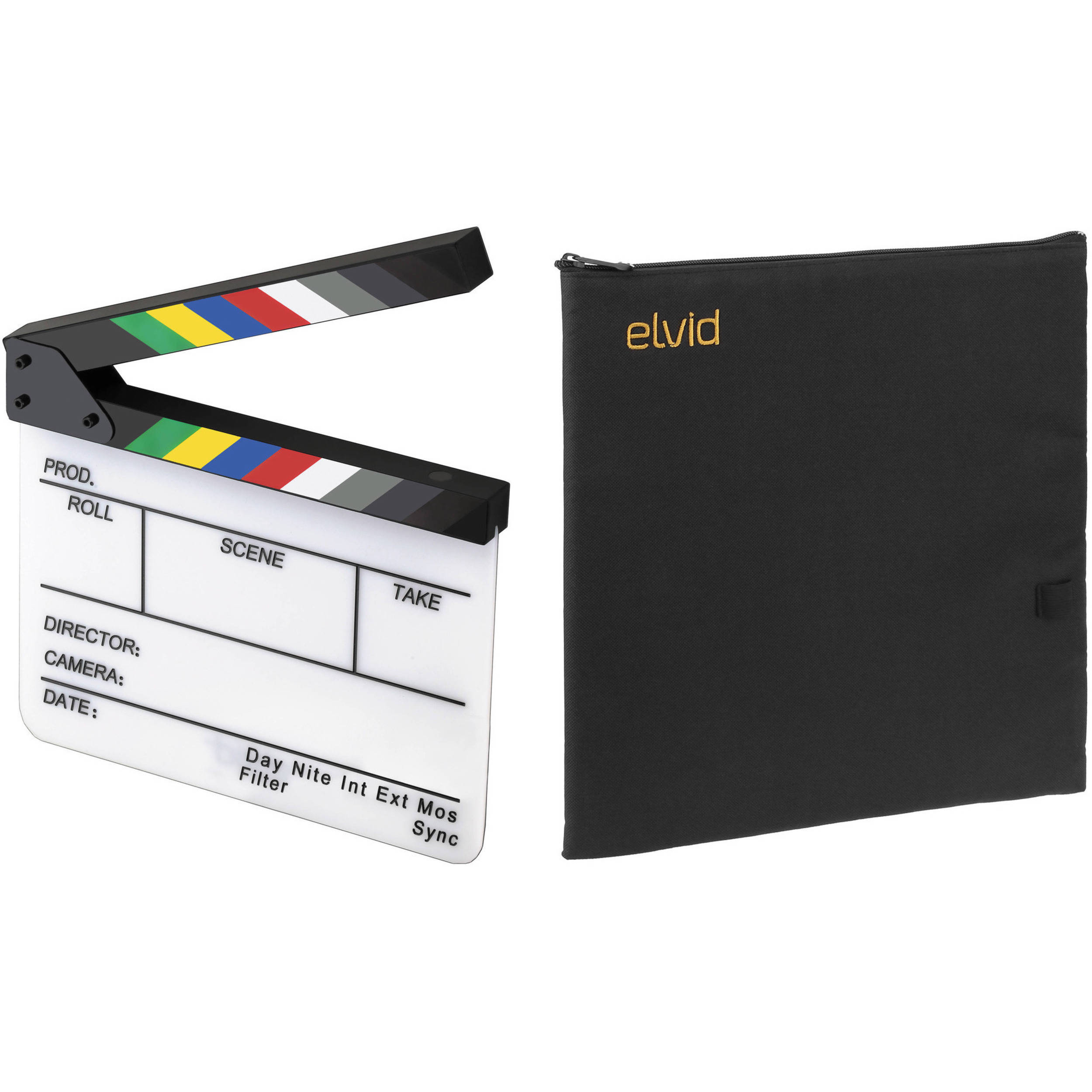 Elvid 7-Section Acrylic Production Slate with Soft Case Kit B&H