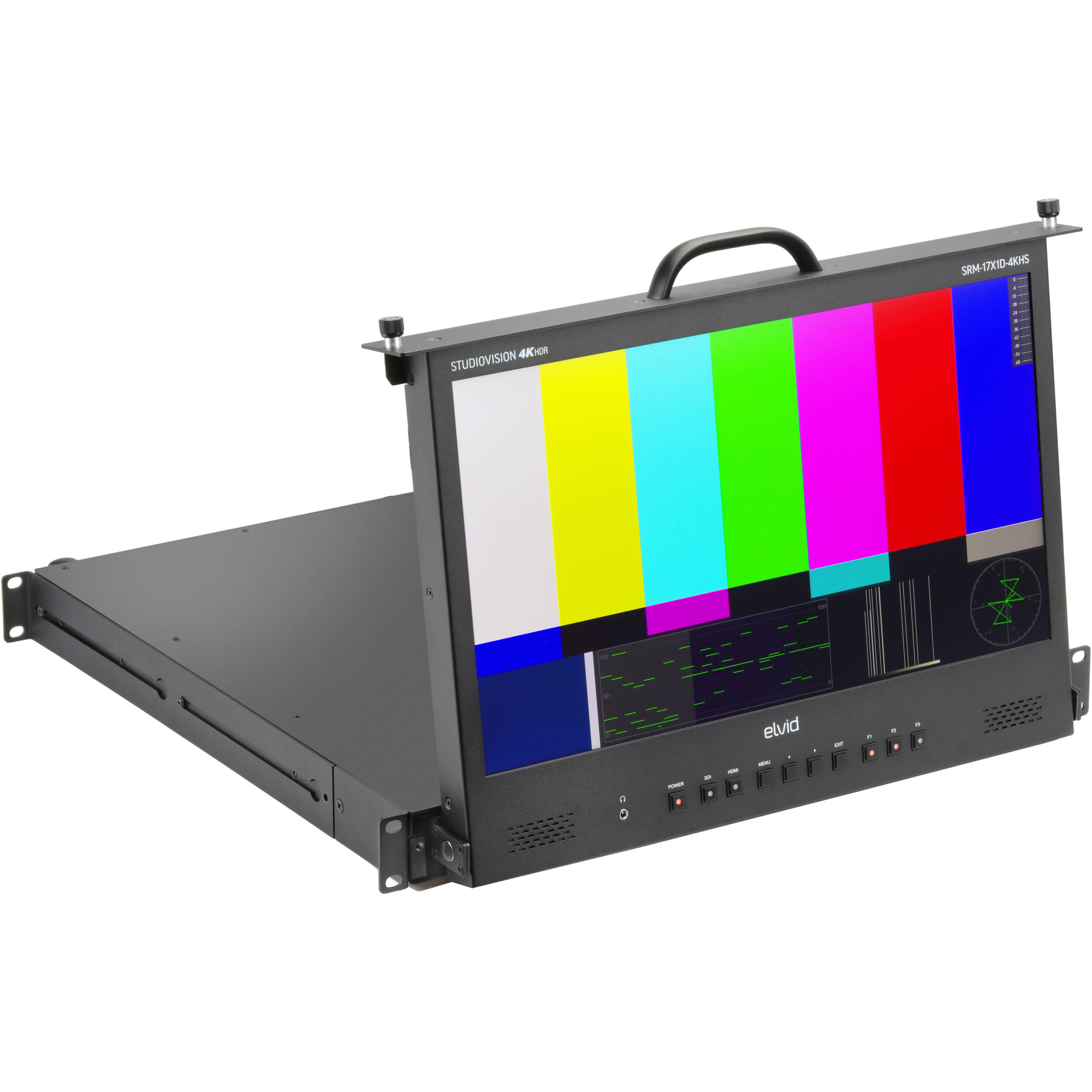 Elvid StudioVision 17.3" Rack Drawer Monitor SRM-17X1D-4KHS B&H