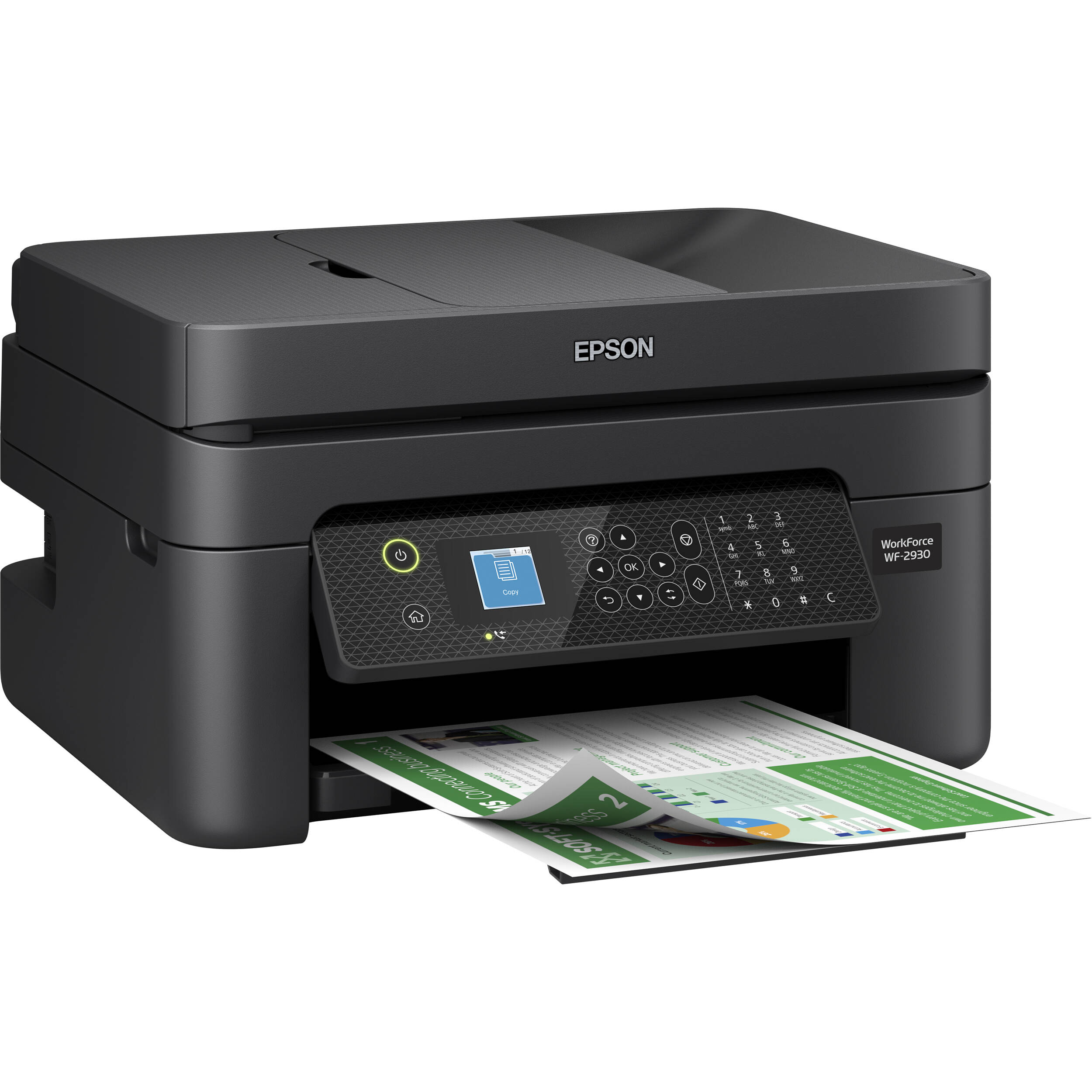 Epson WorkForce WF 2930 Wireless All in One Color C11CK63201 B H Epson WorkForce WF 2930 Wireless All in One Color C11CK63201 B H