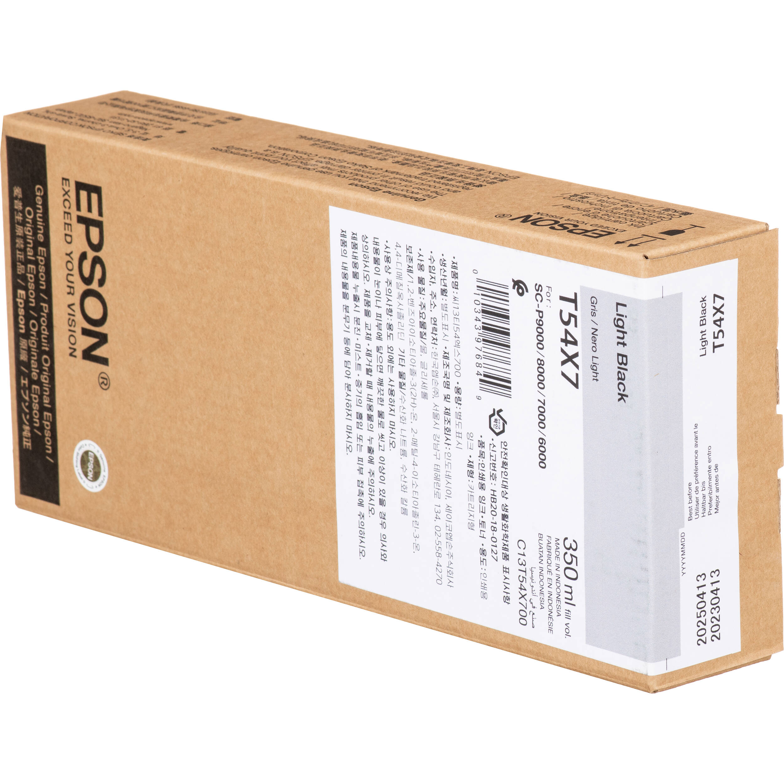 Epson T54X700 UltraChrome HD Light Black Ink Cartridge T54X700