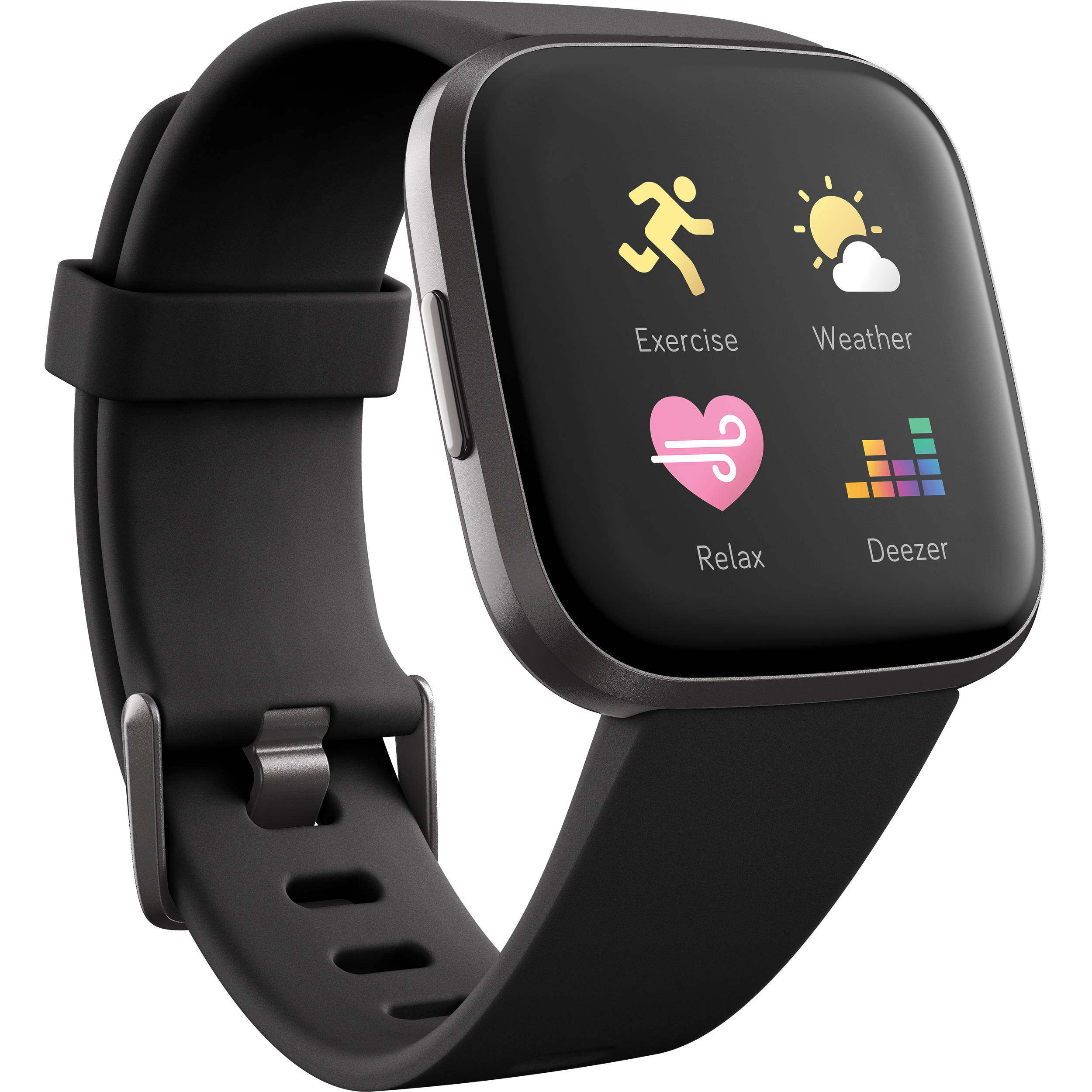 Fitbit Versa 2 Health Fitness Smartwatch FB507BKBK B H Photo Fitbit Versa 2 Health Fitness Smartwatch FB507BKBK B H Photo