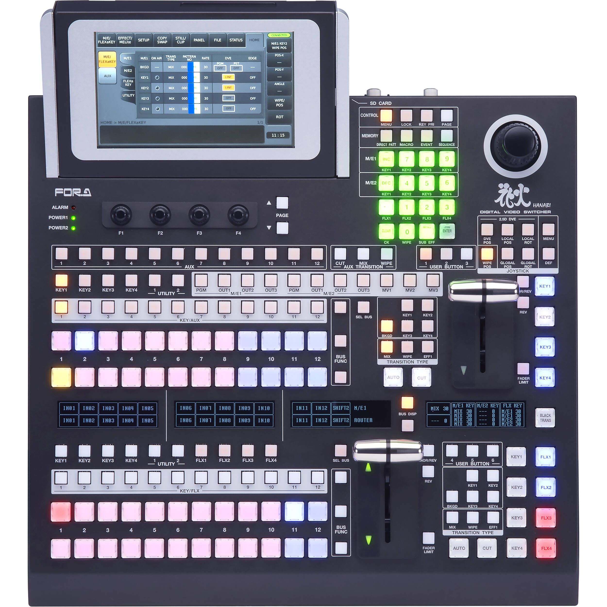 For.A HVS-490 2M/E TYPE D Video Switcher HVS-490 2M/E TYPE D B&H