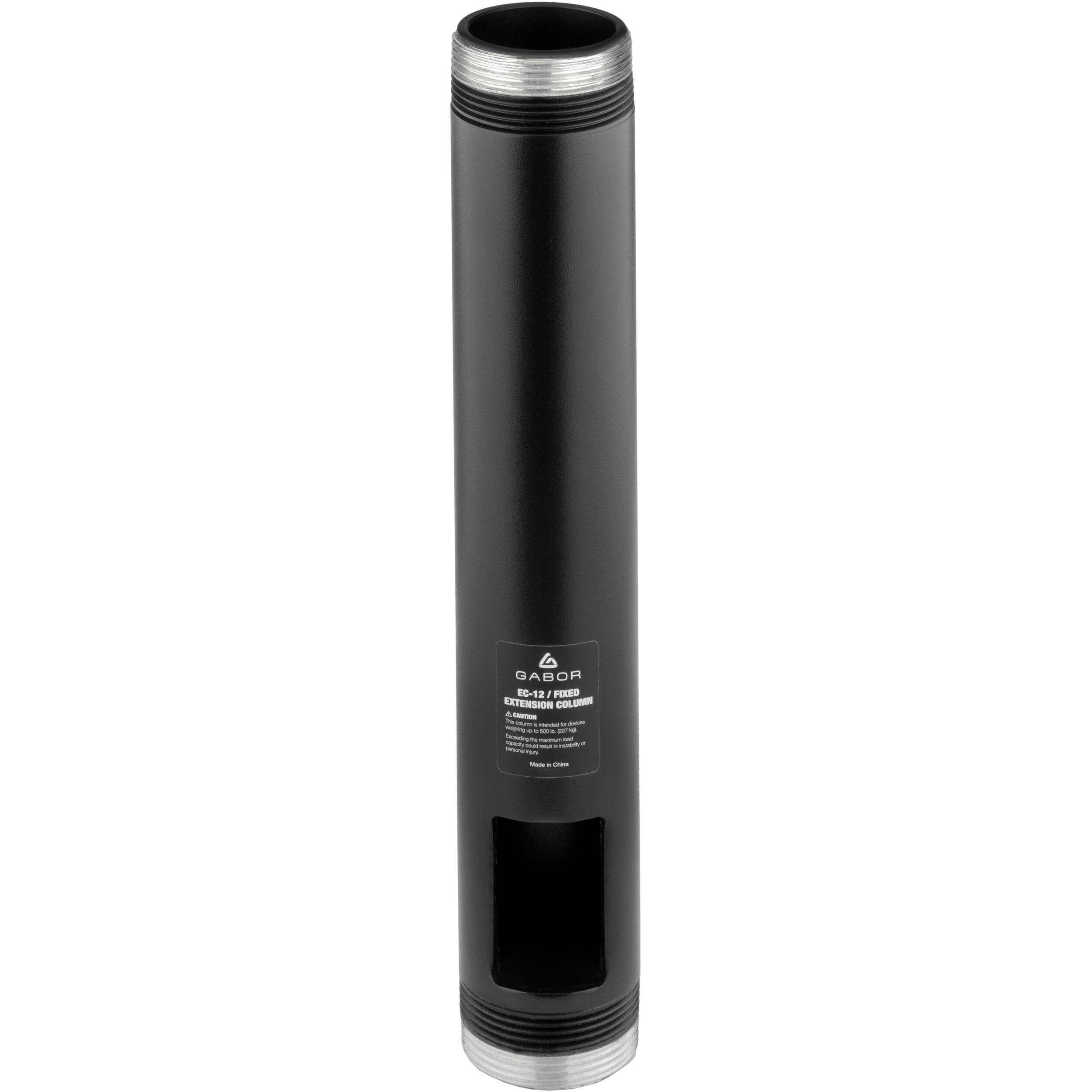 Gabor EC-12 Fixed Extension Column (Black, 12") EC-12 B&H Photo