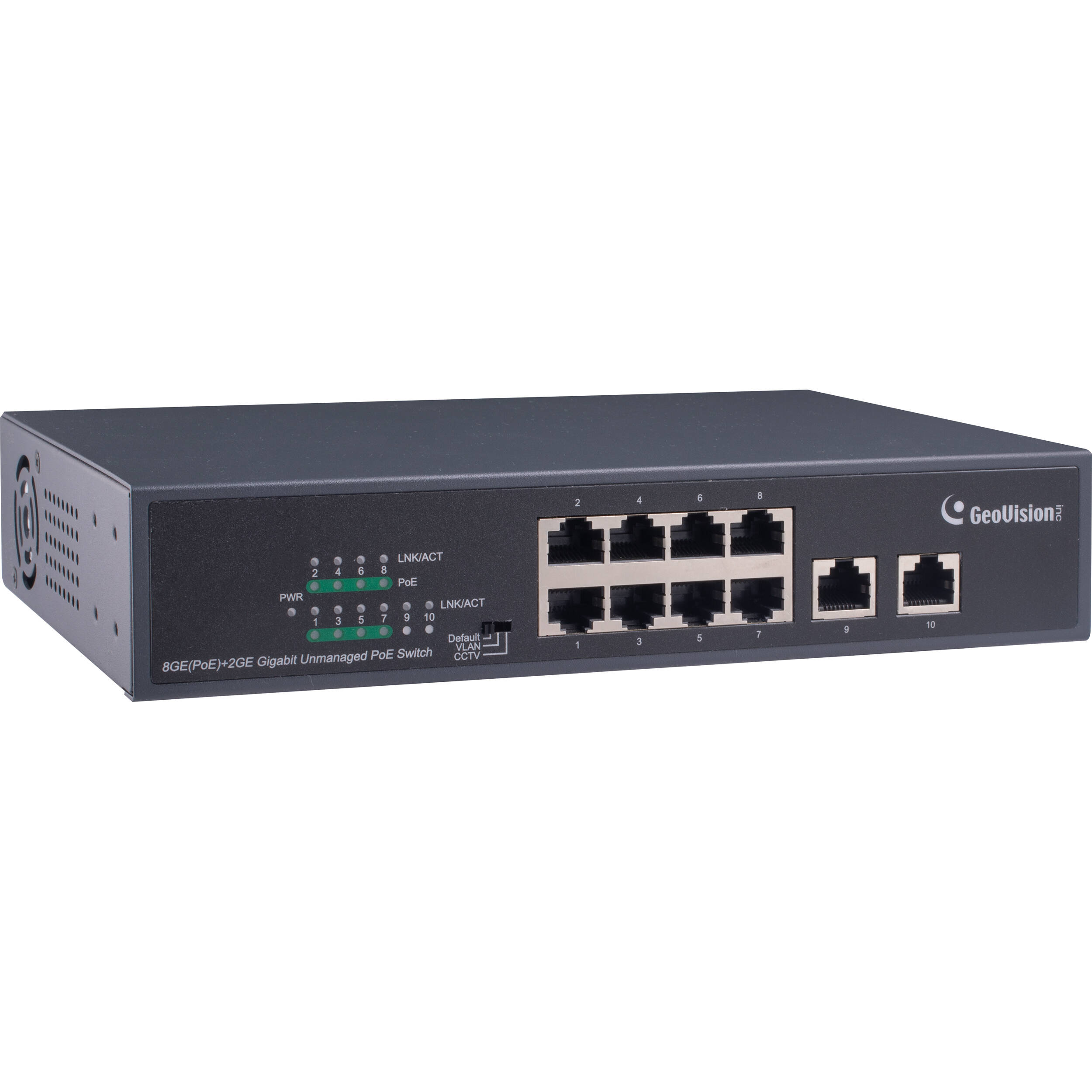GEOVISION GV-APOE0810-V2 8-Port Gigabit PoE+ 140-APOE81W-V2 B&H