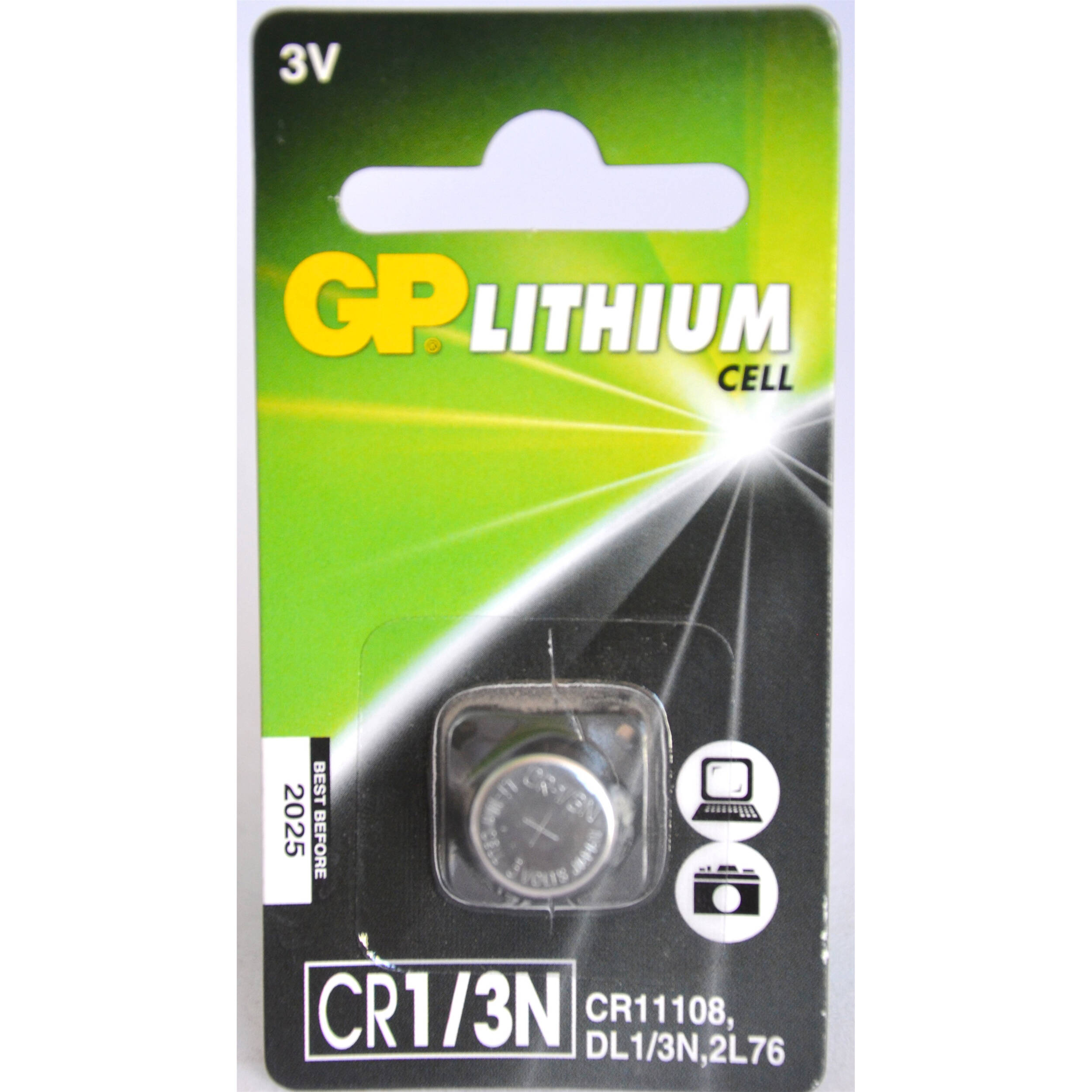 GP CR1/3N C-1 Lithium Coin Battery 2113 B&H Photo Video