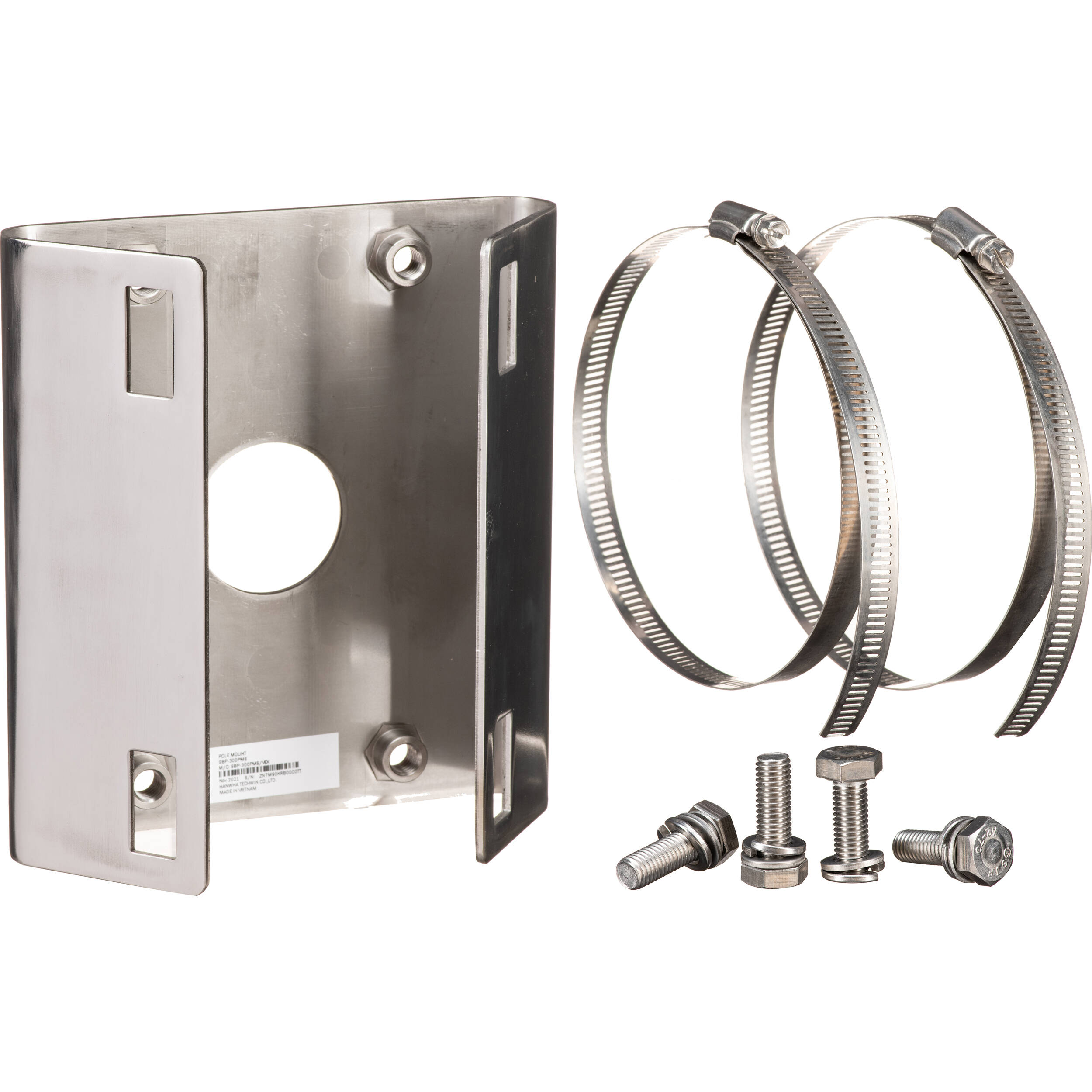 Hanwha Vision SBP-300PMS Pole Mount Adapter SBP-300PMS B&H Photo