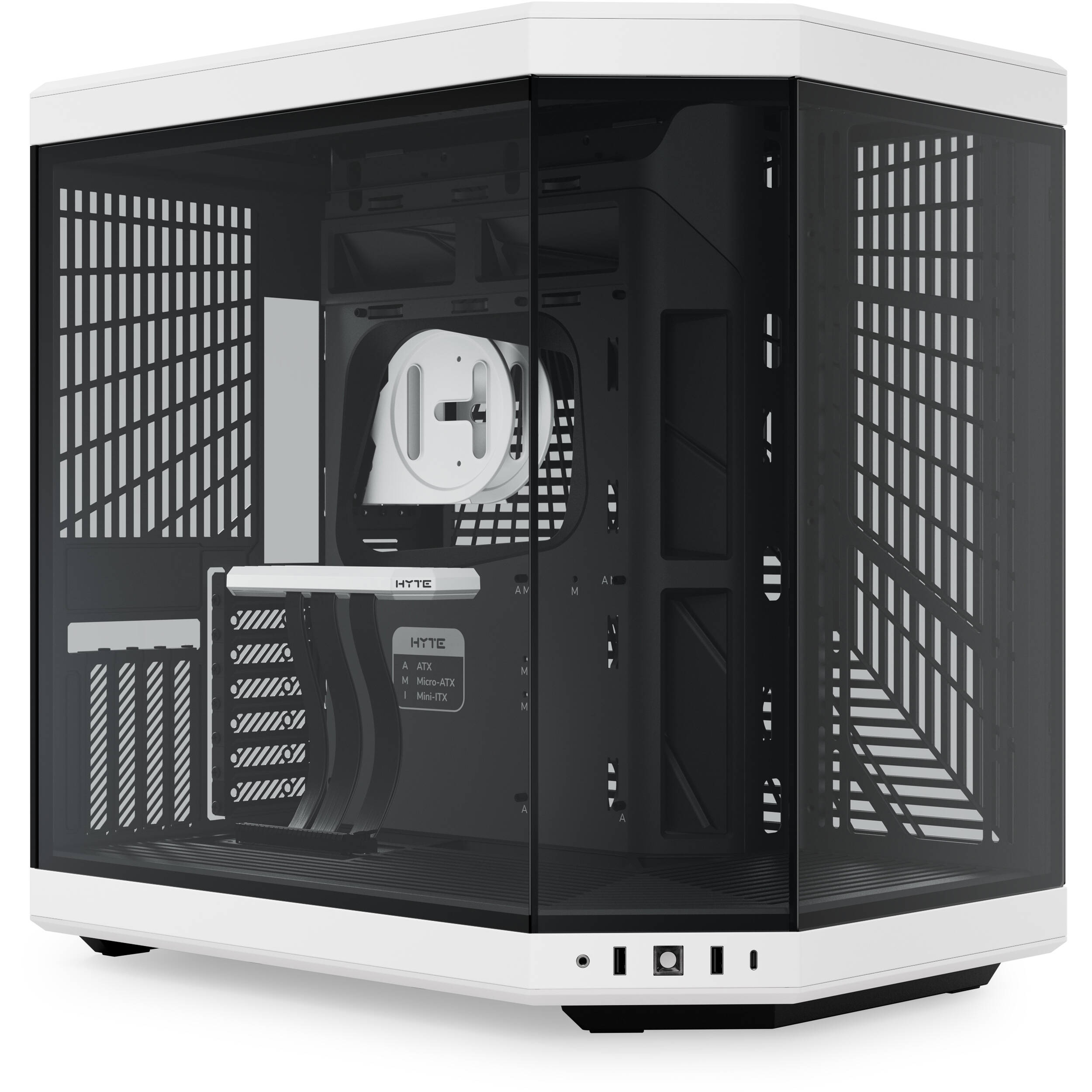 HYTE Y70 Mid-Tower Case (Black and White) CS-HYTE-Y70-BW B&H