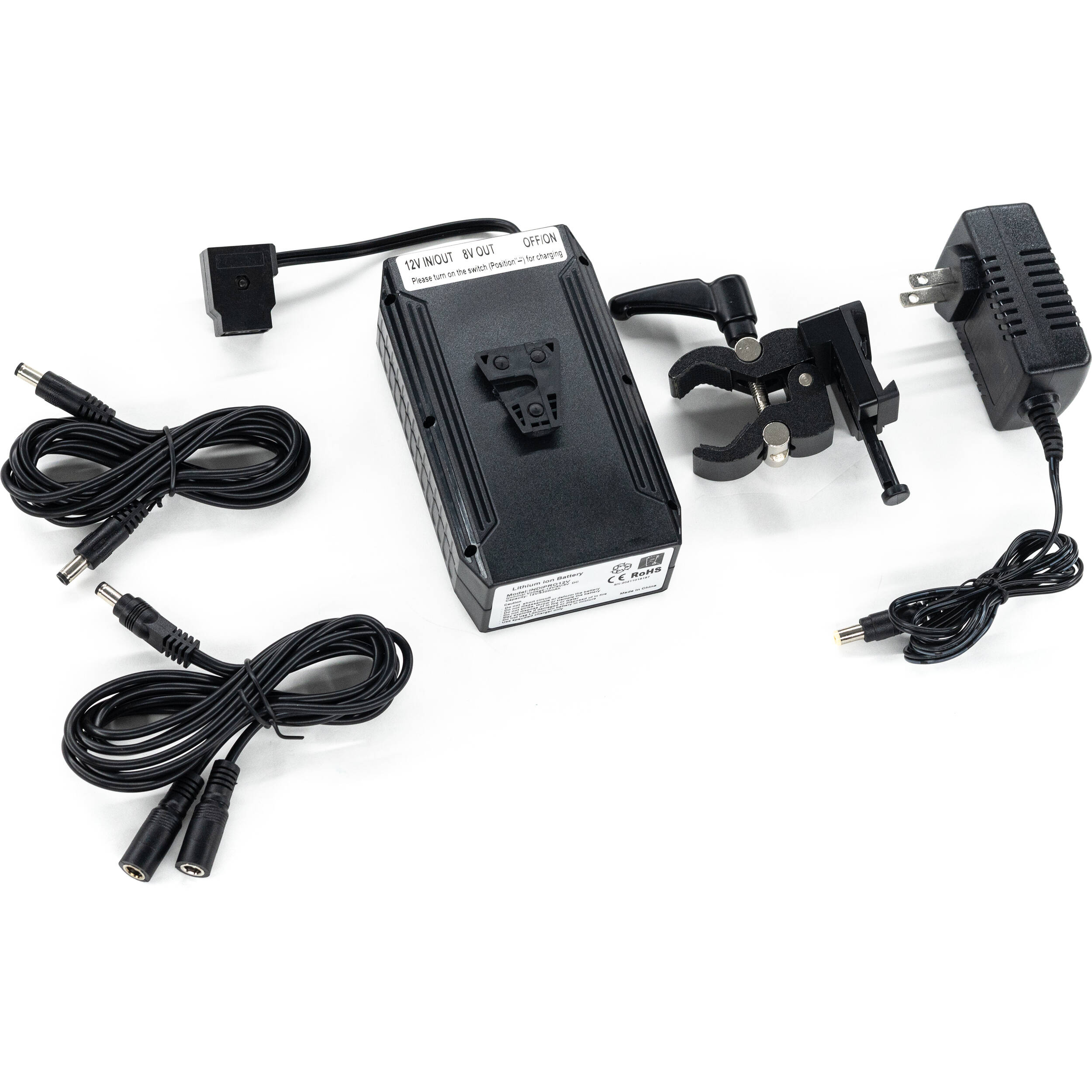 IndiPRO Tools Porta-Pak Battery with Charger & V-Mount VMPPBN