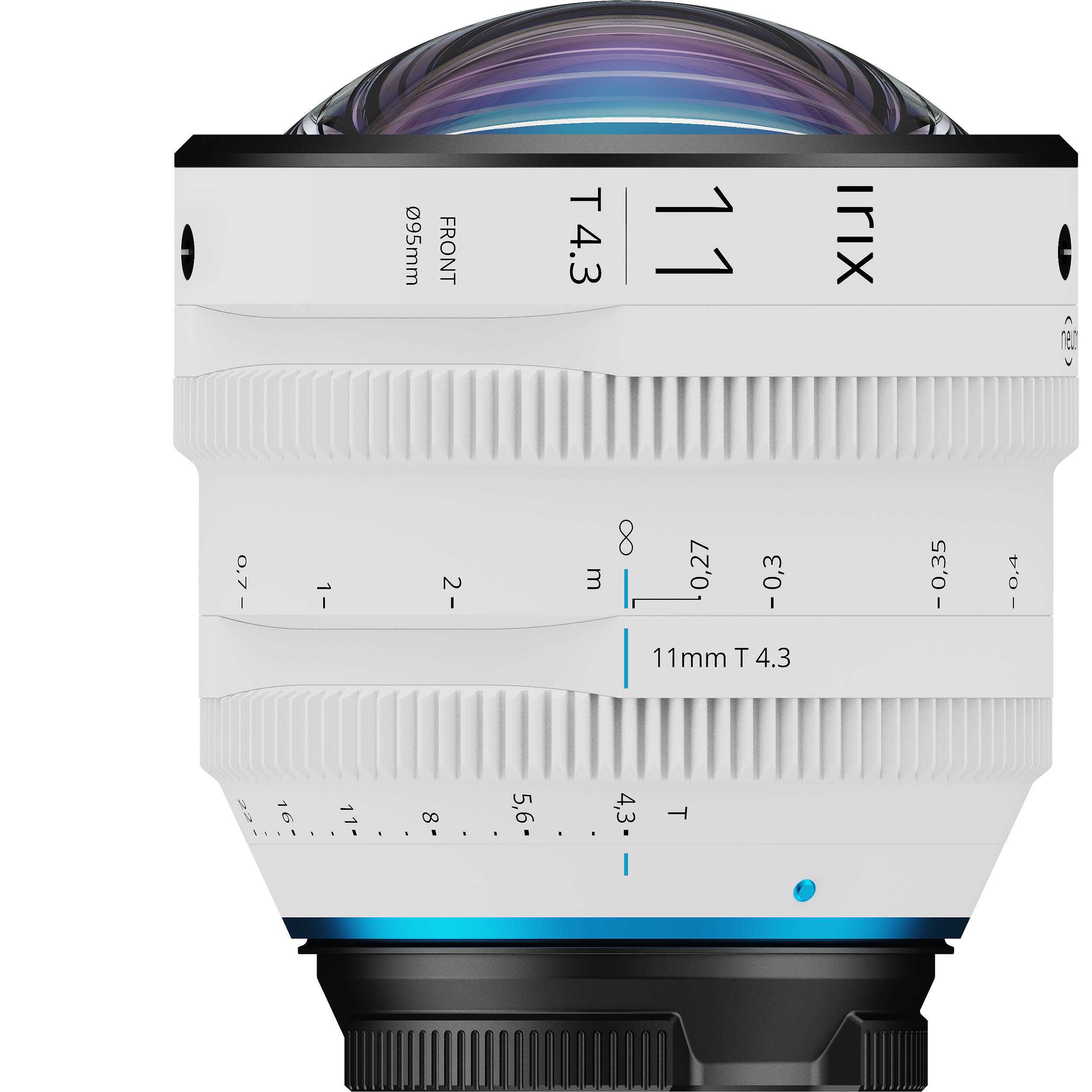 IRIX 11mm T4.3 Cine Lens (Nikon Z, Feet, White) IL-C11W-Z-I B&H