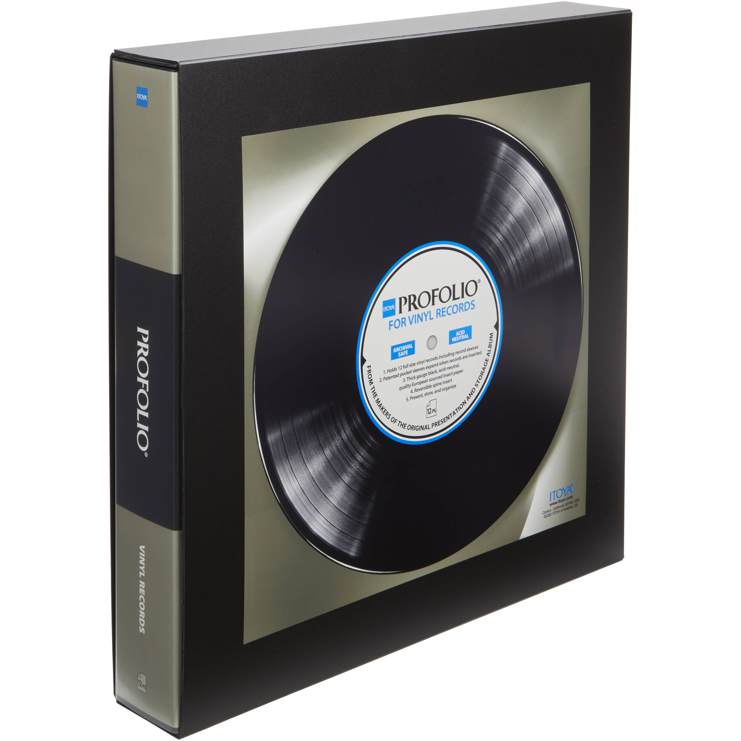 Itoya ProFolio for Vinyl Records IC-12-RC B&H Photo Video