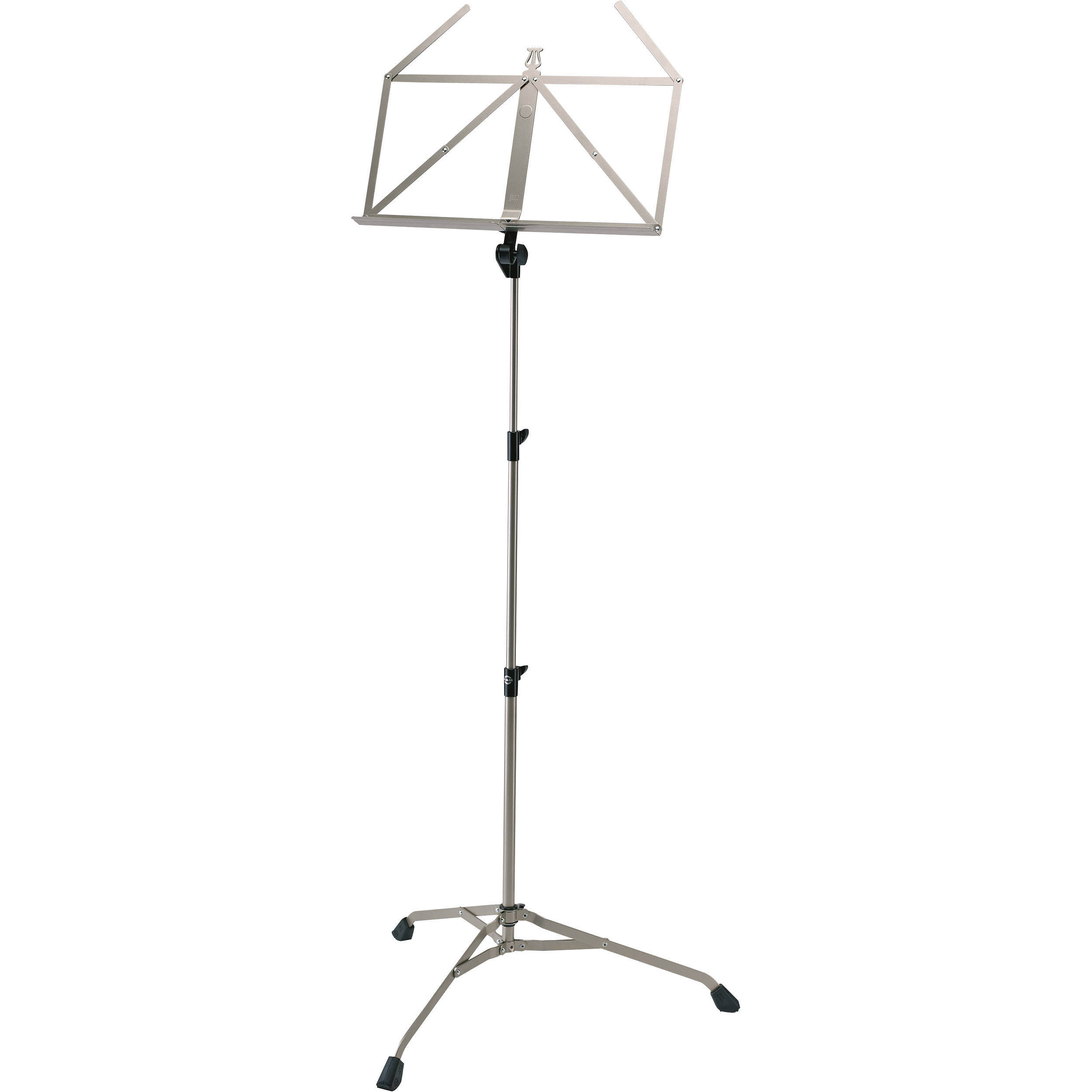 K&M 107 Starline Music Stand (Nickel-Colored) 10700-000-11 B&H