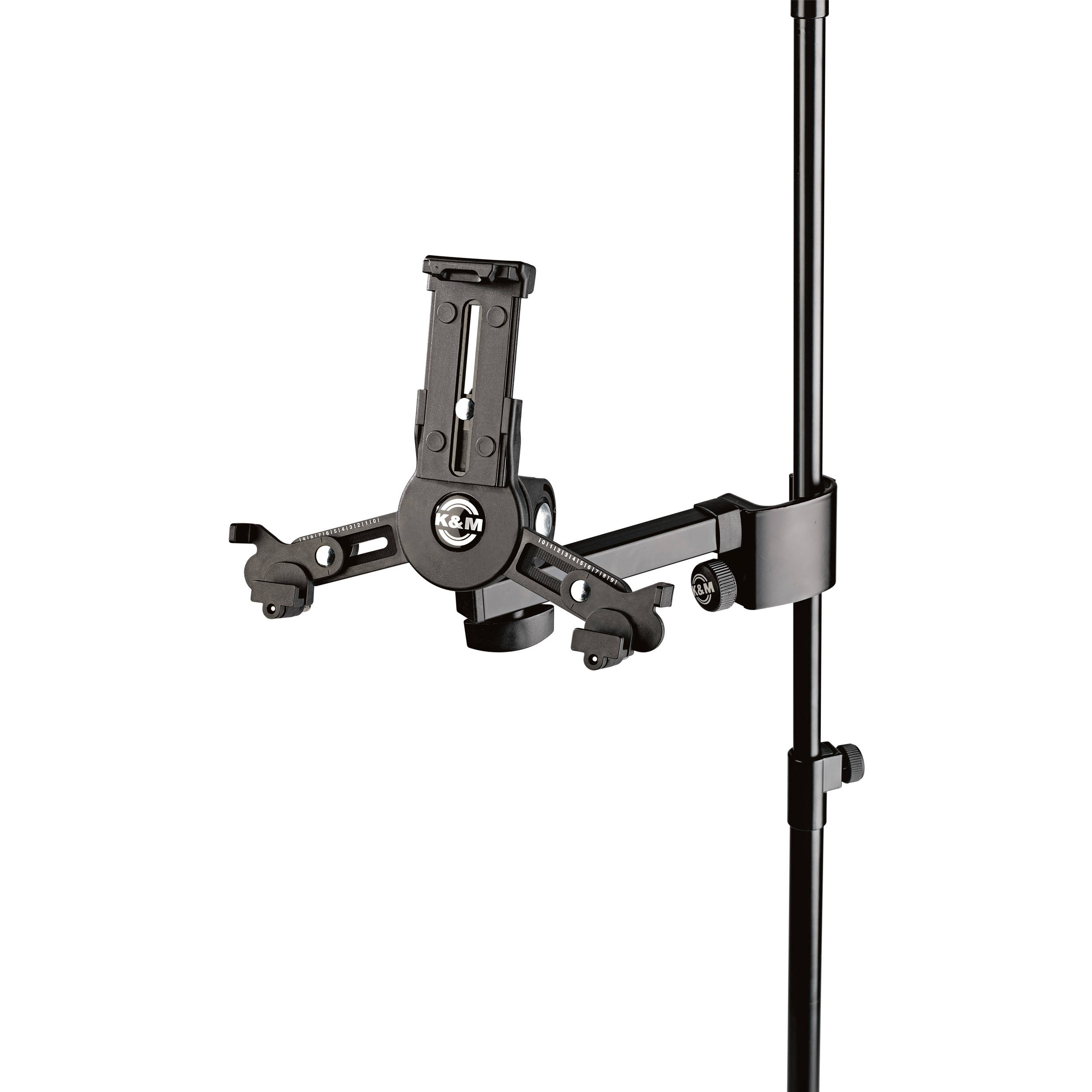 K&M 19796 Universal Mini Tablet Holder (Black) 19796.000.55 B&H