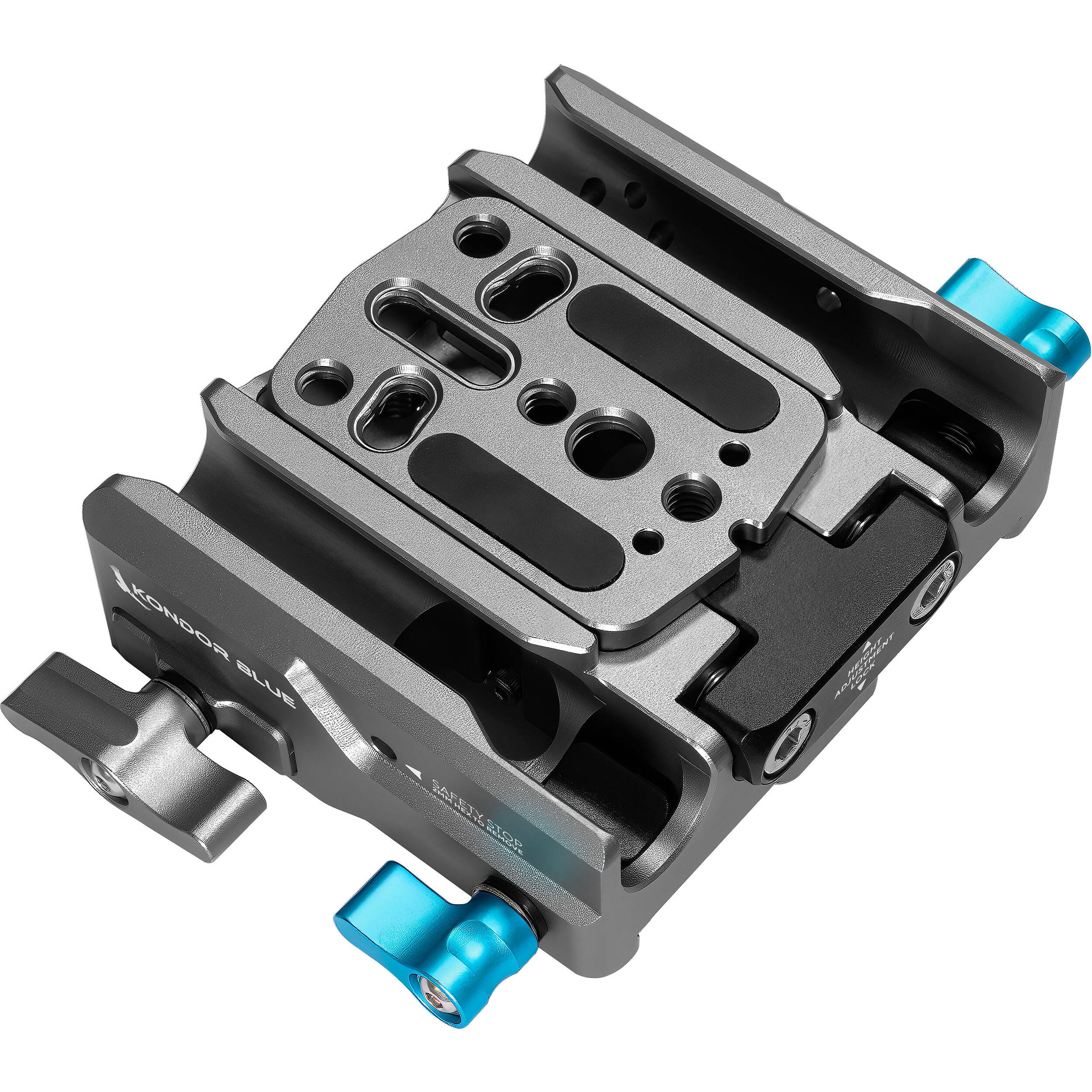 Kondor Blue 501 Adjustable Baseplate (Space Gray) KB_501ABP_NR