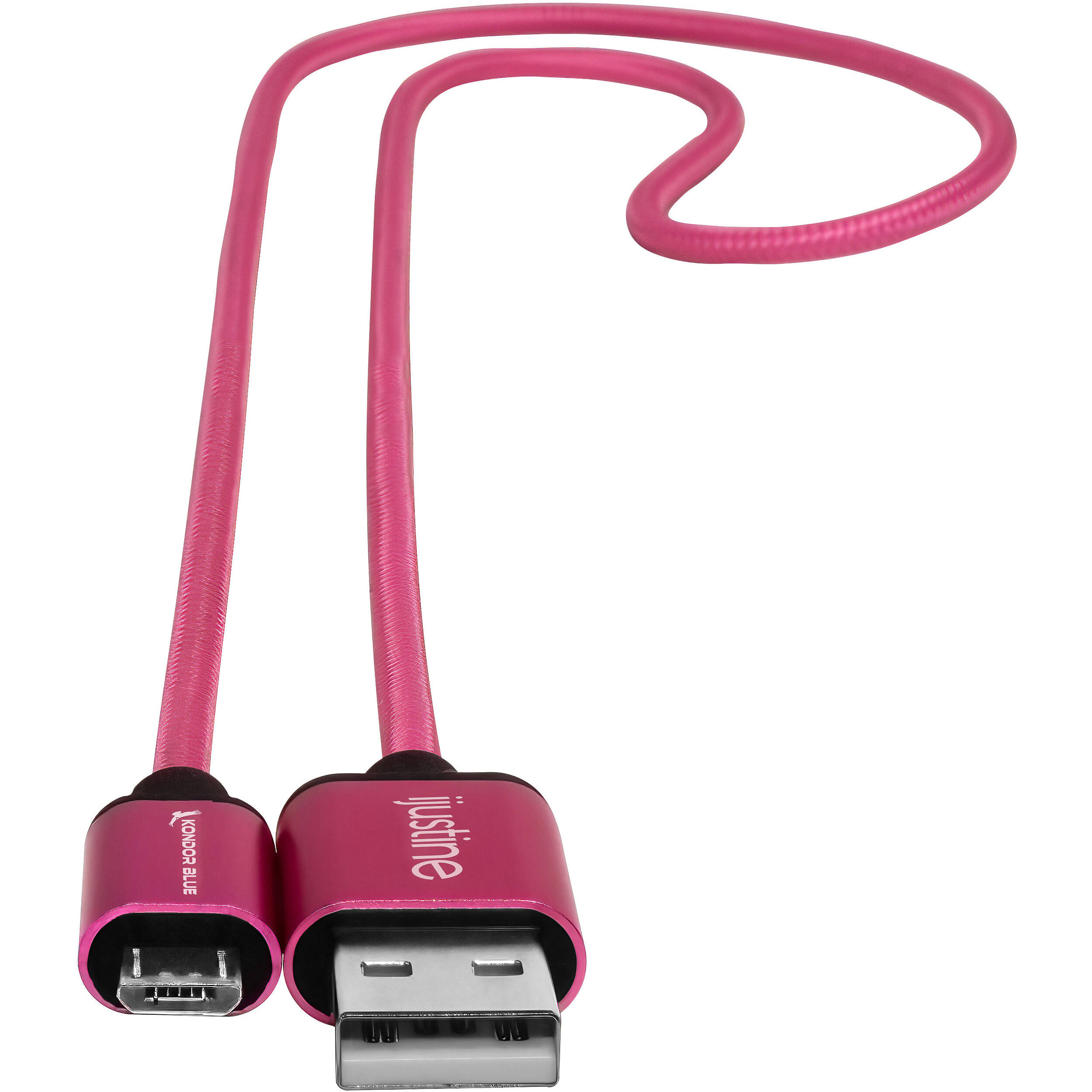 Kondor Blue iJustine Micro-USB to USB-A Charge and KB-USBAM-10-J