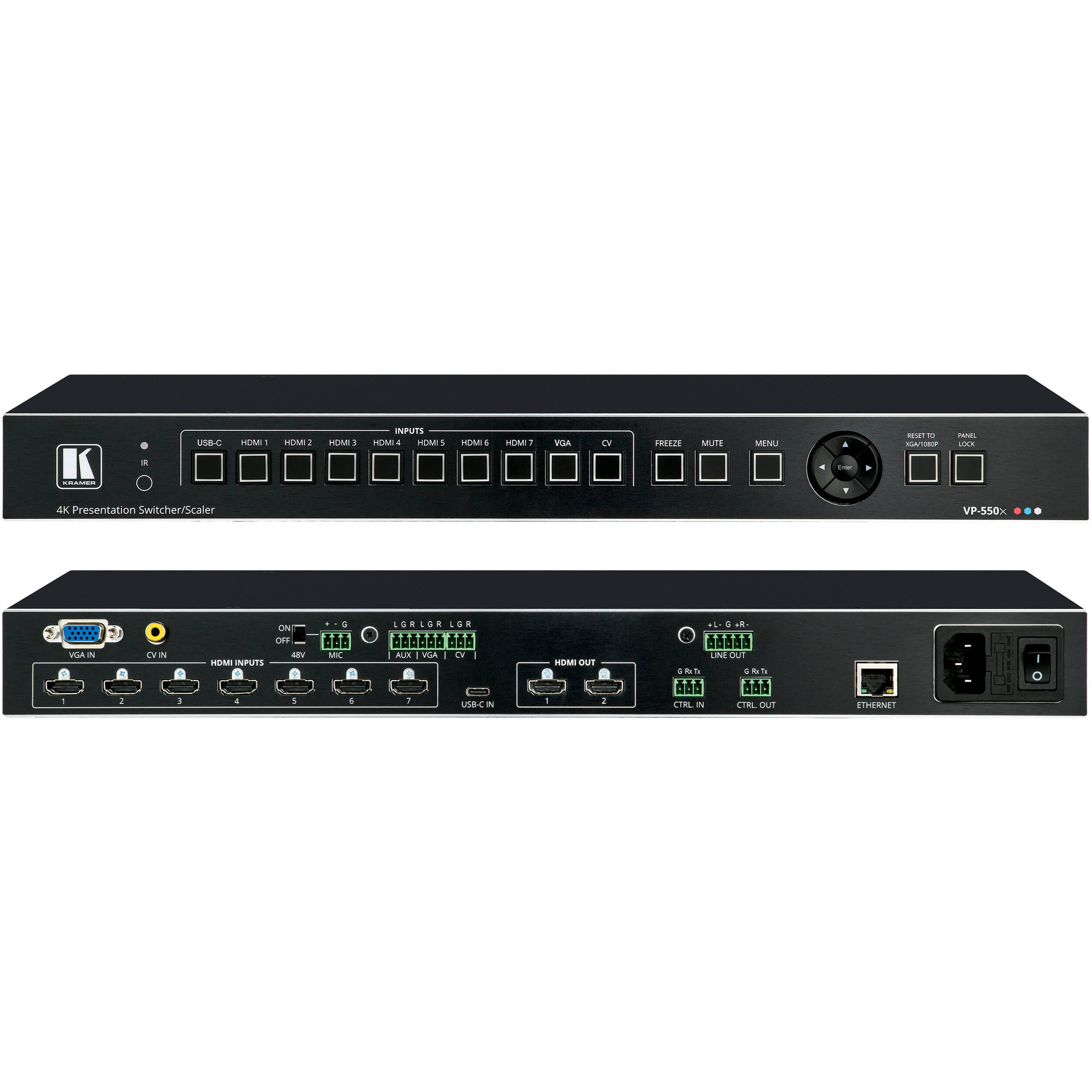 Kramer VP-550X 10x1 4K Multi-Input Presentation Switcher VP-550X