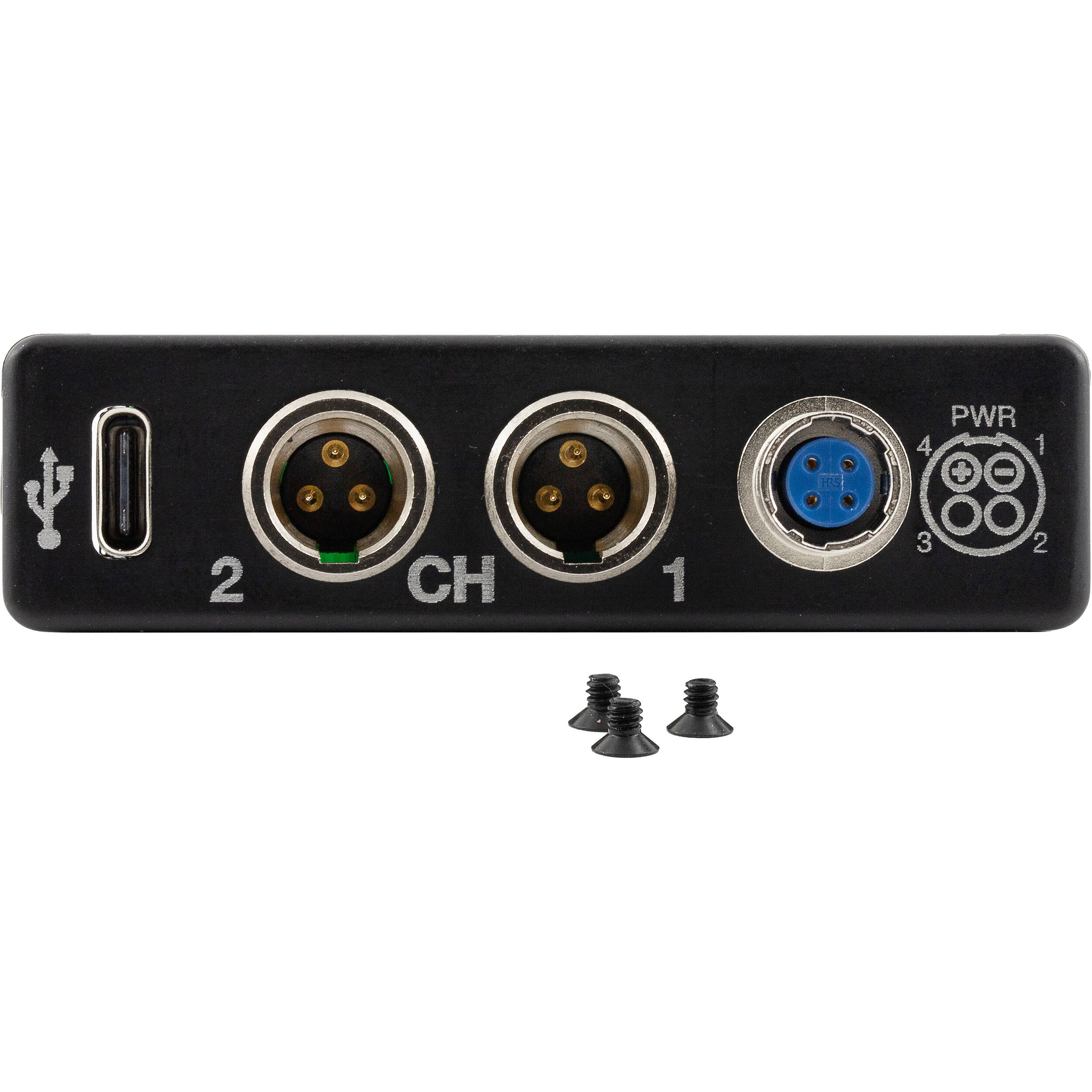 Lectrosonics Adapter Plate for DSR4 with USB-C, Hirose DSREXTUSB