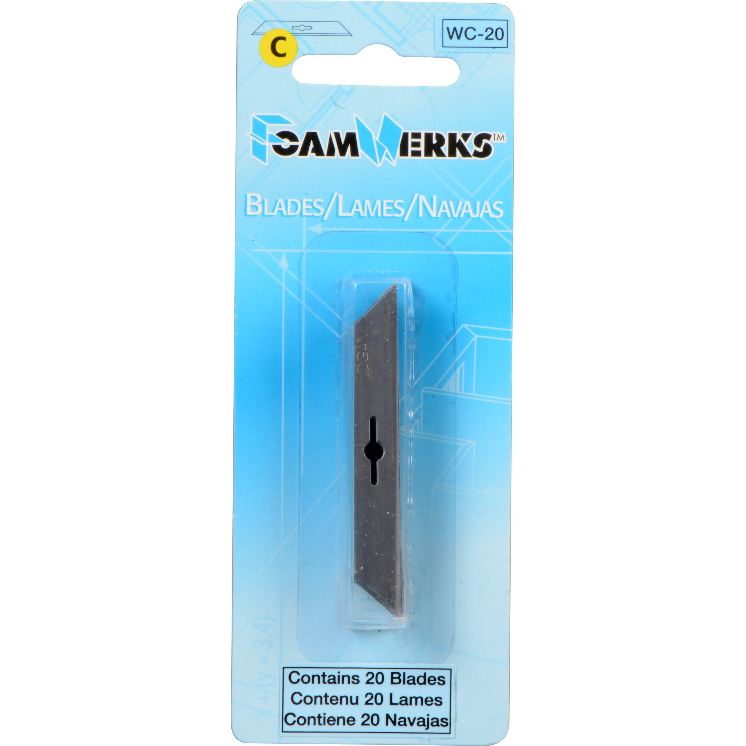 Logan Graphic Products WC Replacement Blade (20-Pack) WC-20 B&H