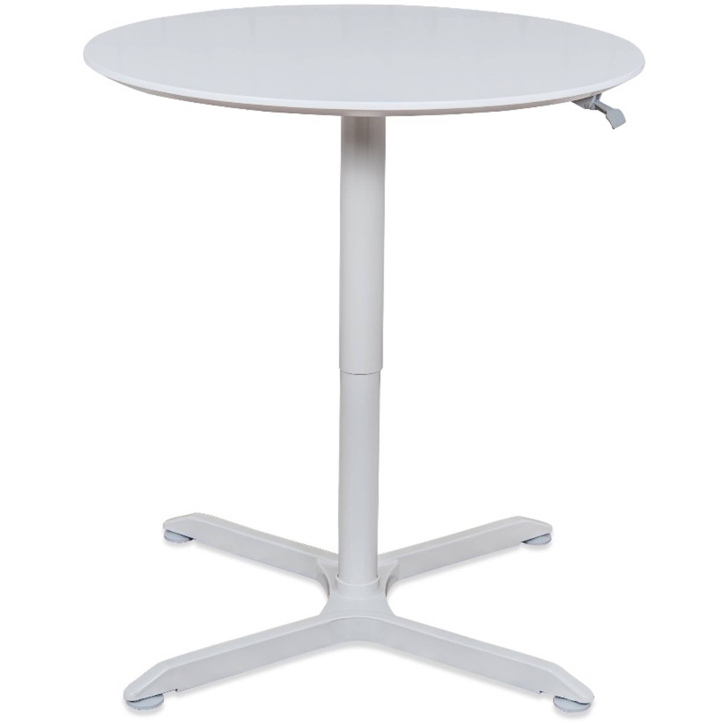 Luxor Pneumatic Height-Adjustable Round Café Table LX-PNADJ-32RD