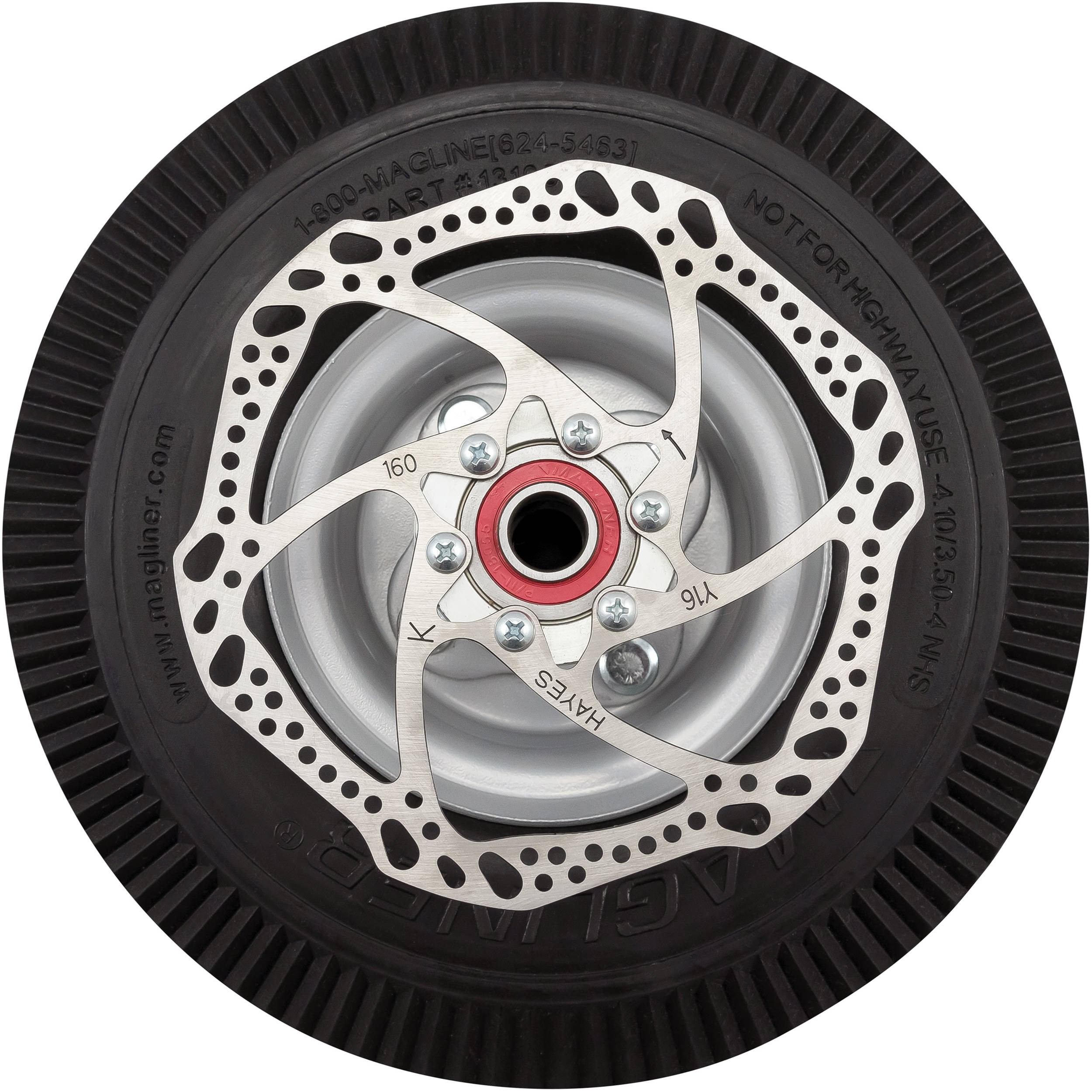 Magliner Microcelluar Wheel with One-Piece Steel Hub (10")