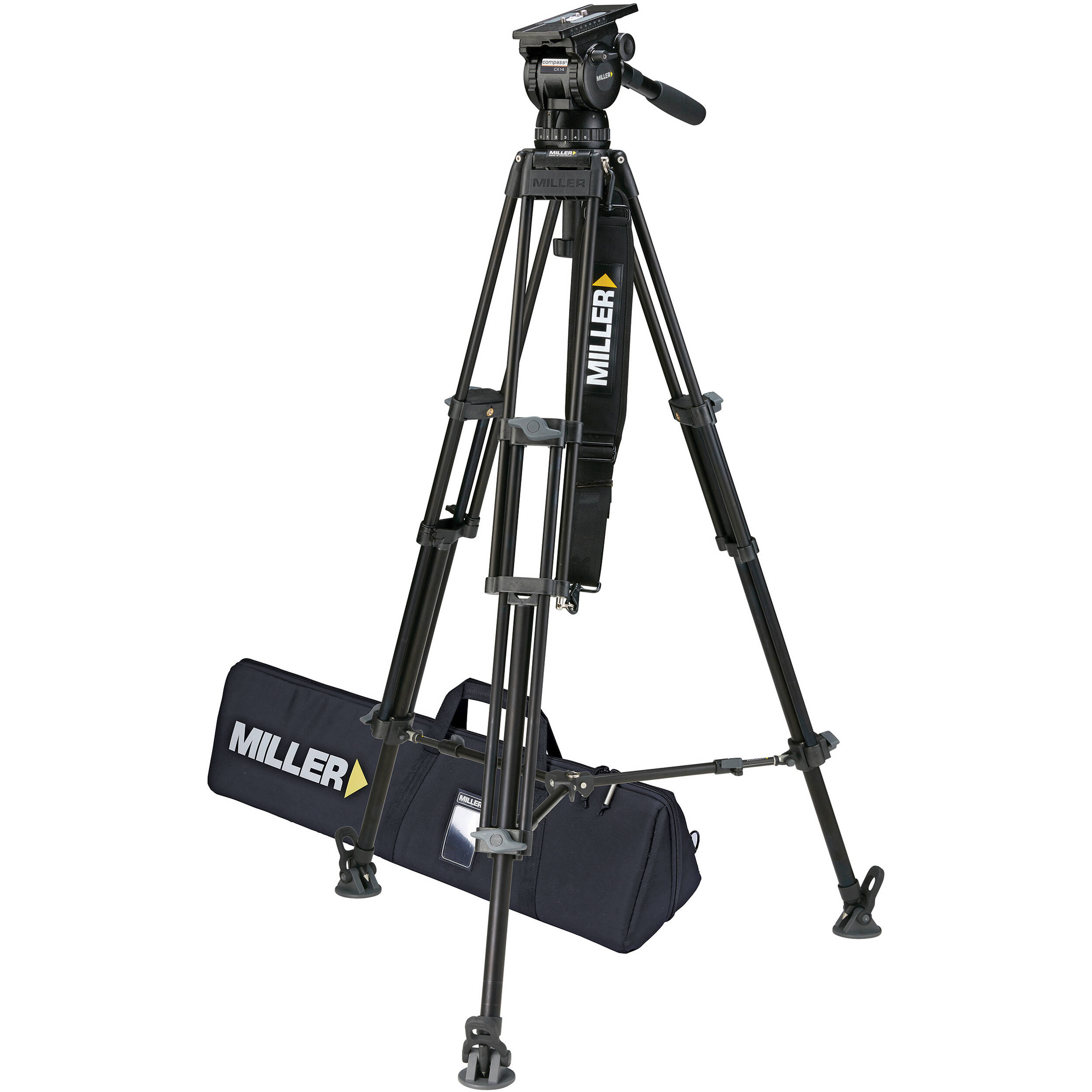 Miller CX14 Toggle 2-Stage Aluminum Alloy Tripod System 3770 B&H