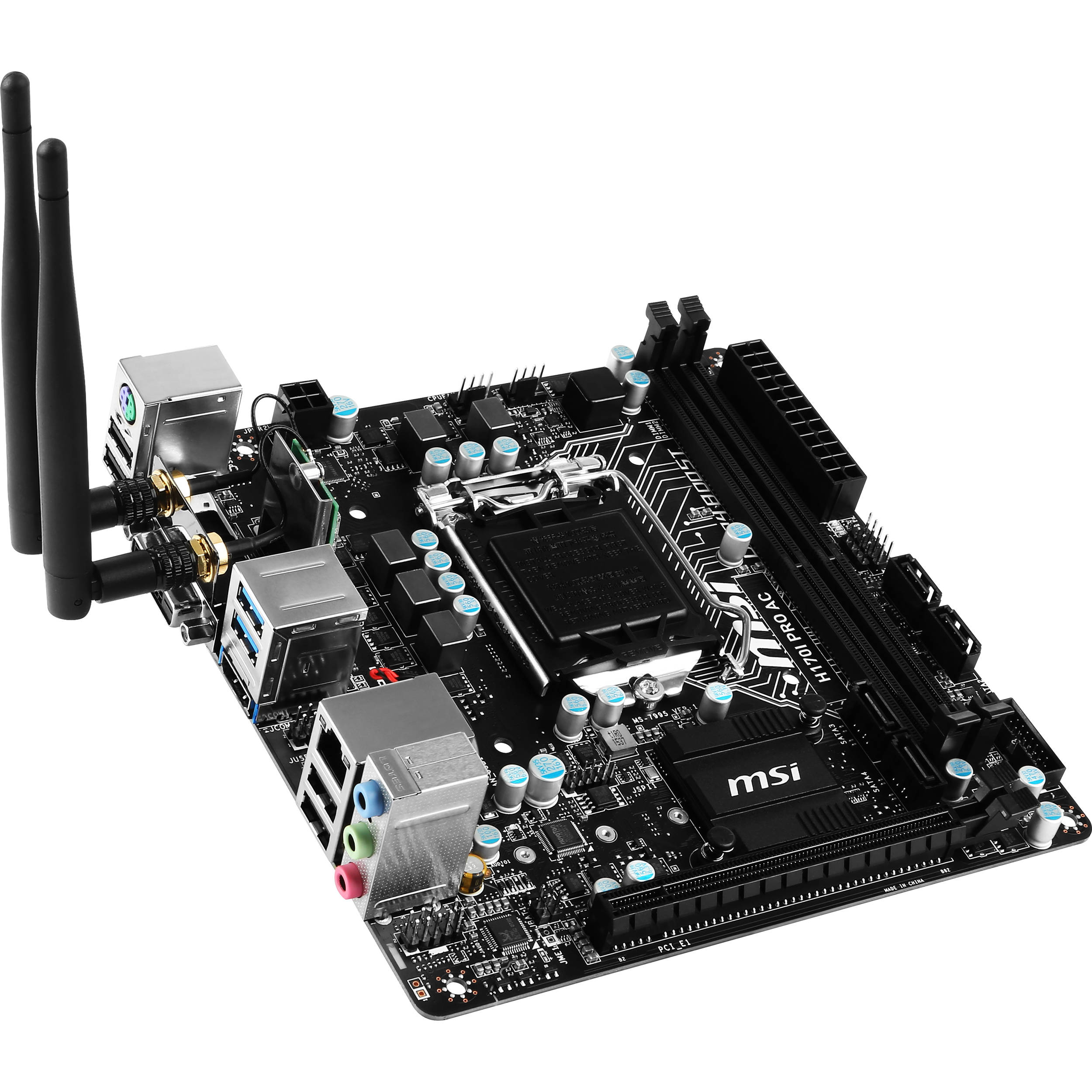 MSI H170I Pro AC LGA1151 Mini ITX Motherboard H170I PRO AC B H MSI H170I Pro AC LGA1151 Mini ITX Motherboard H170I PRO AC B H