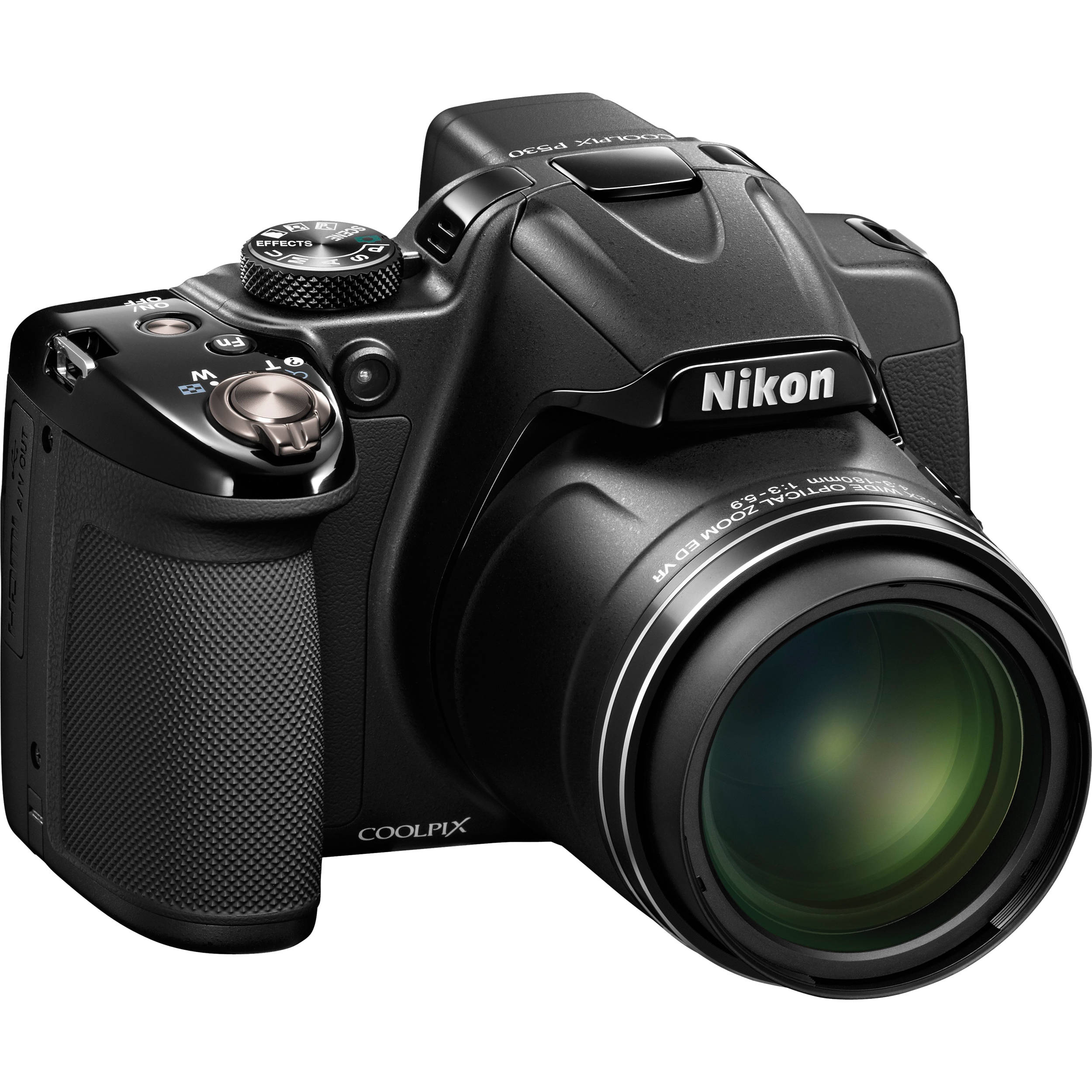 Nikon COOLPIX P530 Digital Camera Black Refurbished 26464 REF