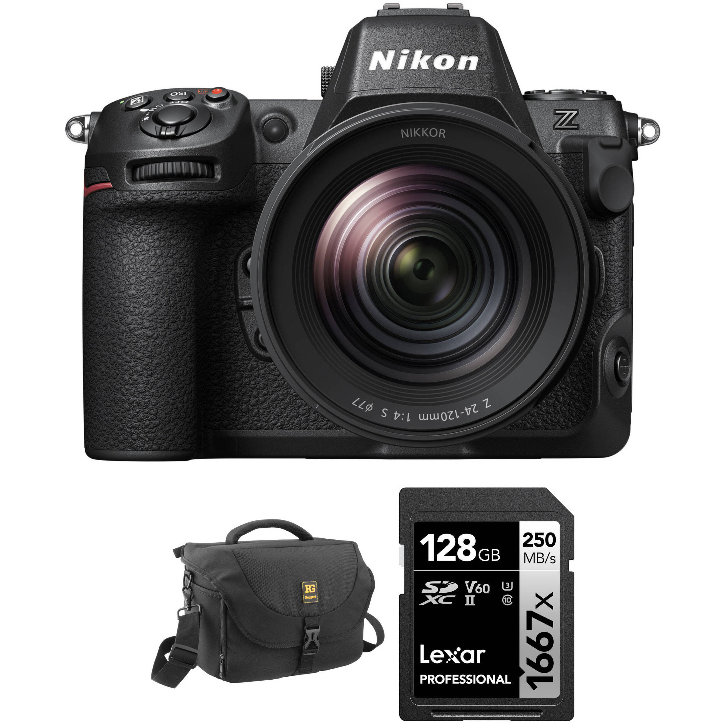 Nikon Z8 Mirrorless Camera with 24-120mm Lens and Accessories