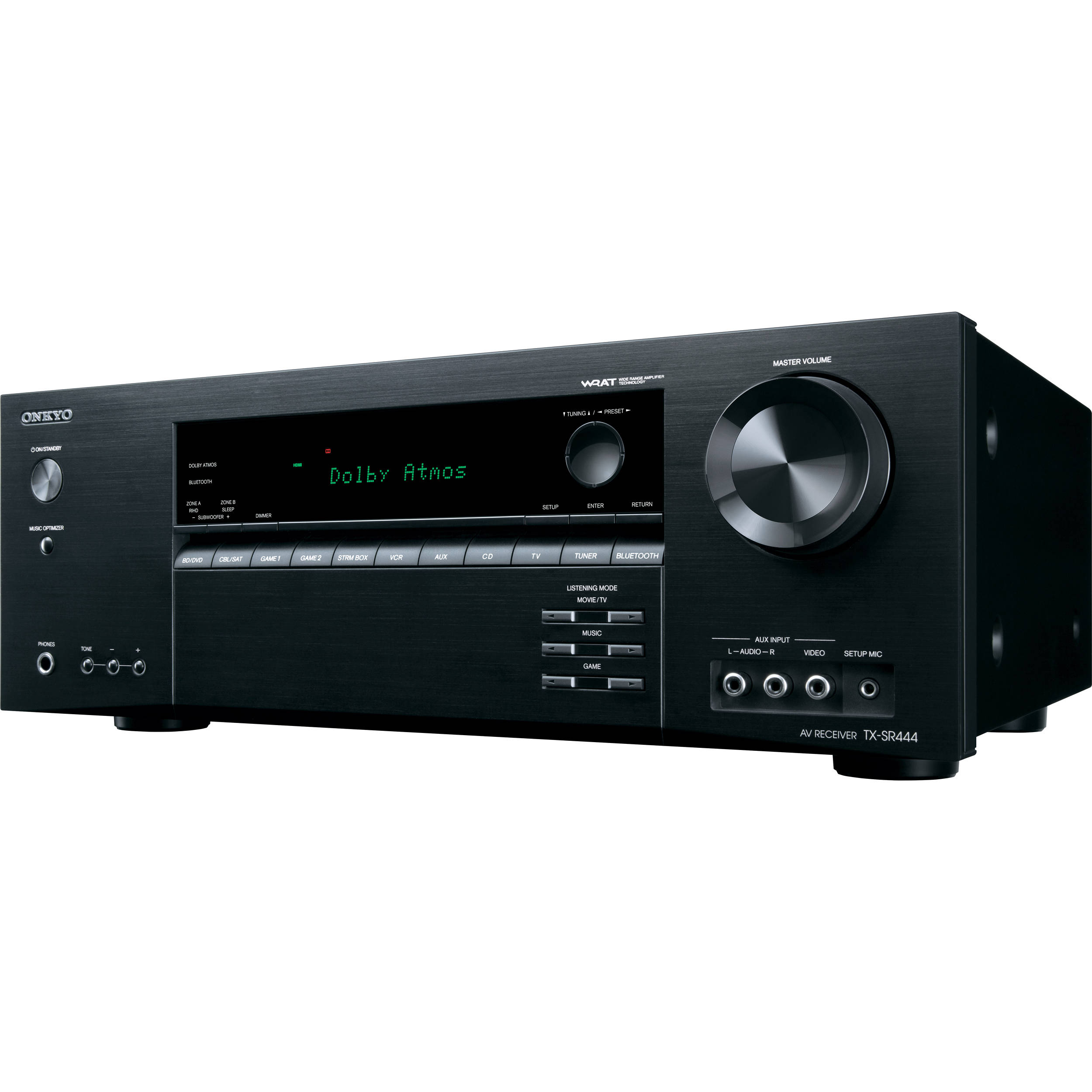 Onkyo TX SR444 7 1 Channel AV Receiver TX SR444 B H Photo Video