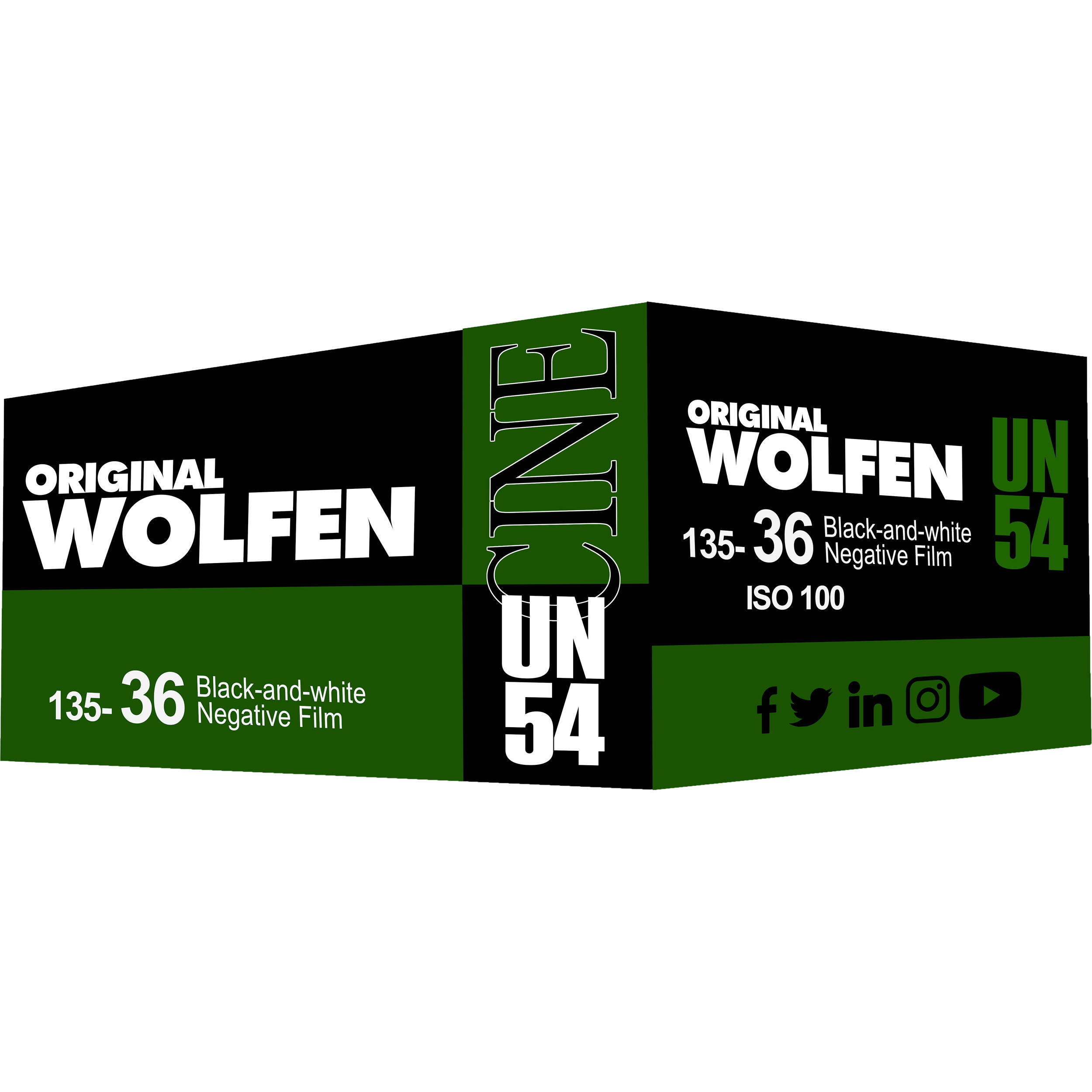 Wolfen Wolfen UN54 Black and White Film UN5413536 B&H Photo Video