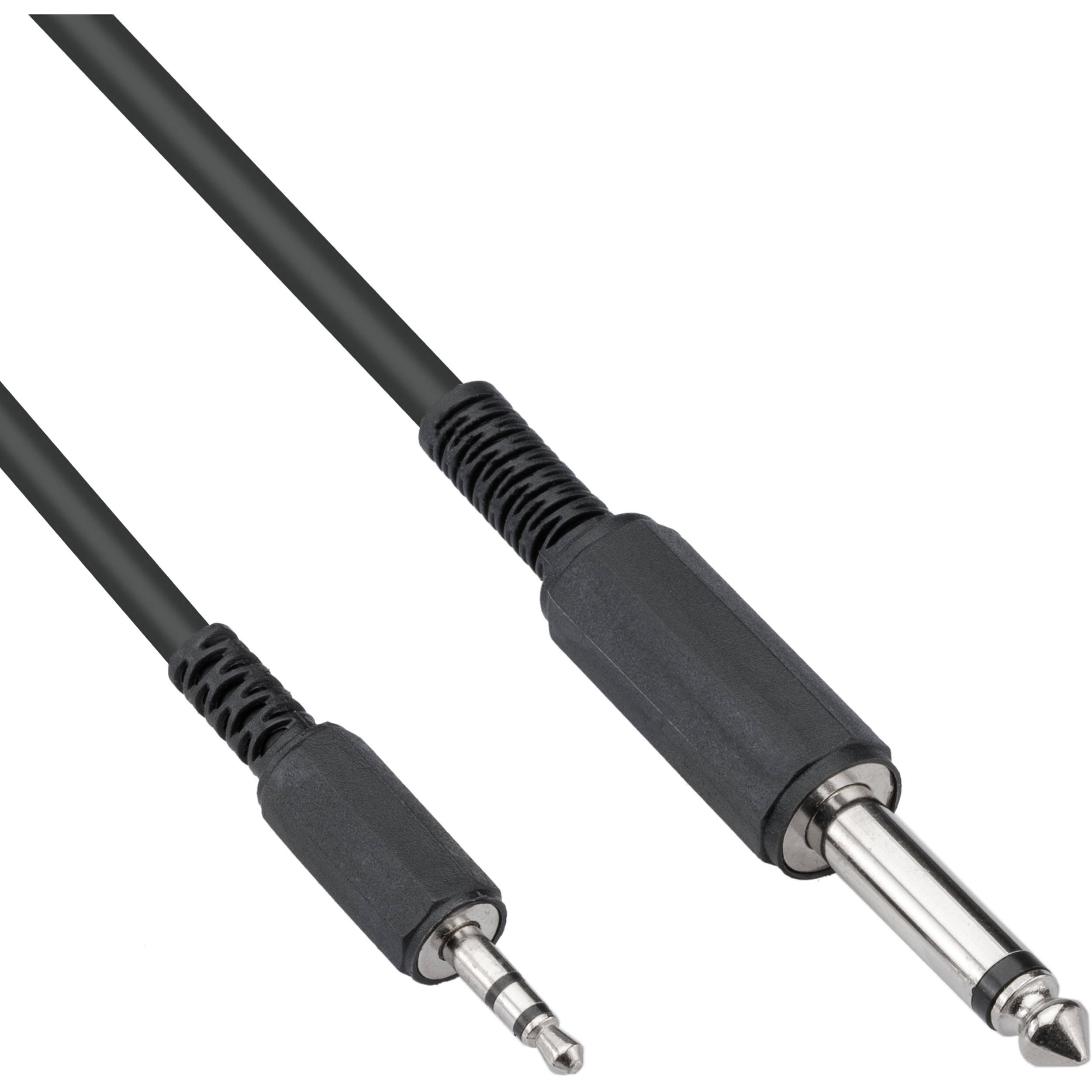Pearstone 3.5mm Mini Stereo to 1/4" Mono Male Audio CPM-SMM10