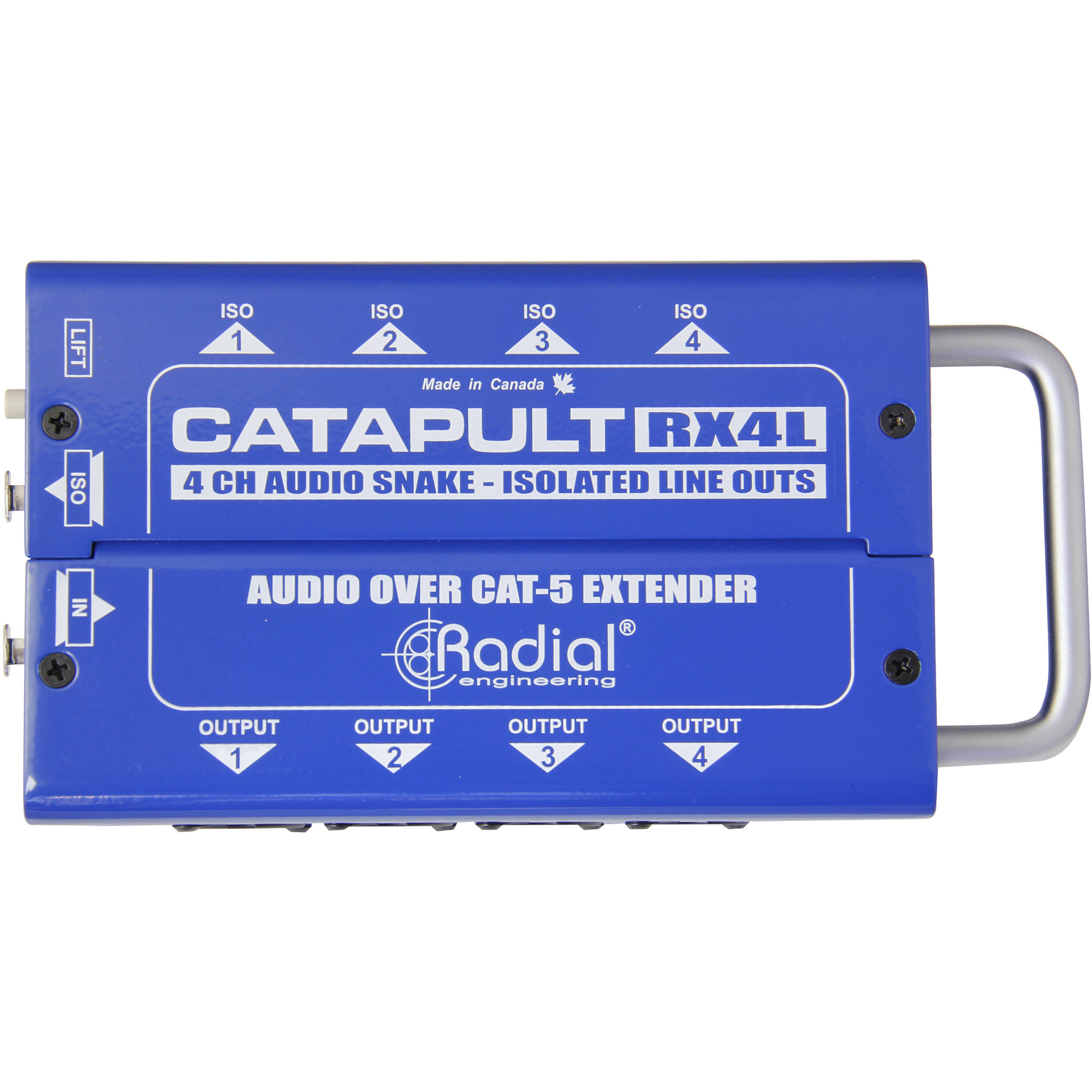 Radial Engineering Catapult RX4L Cat5/Cat6 Snake R800 8027 B&H