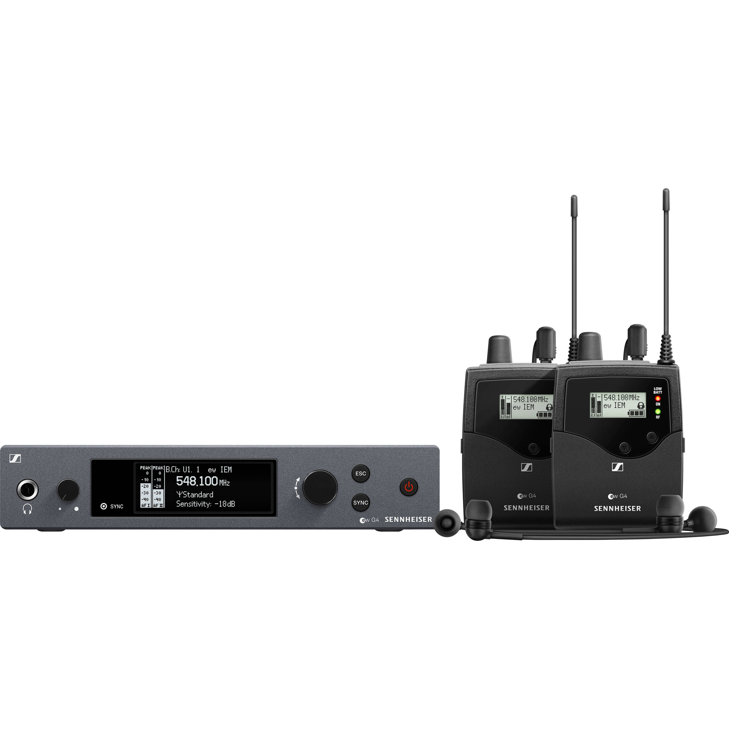 Sennheiser ew IEM G4-Twin Wireless Monitor EW IEM G4-TWIN-A1 B&H