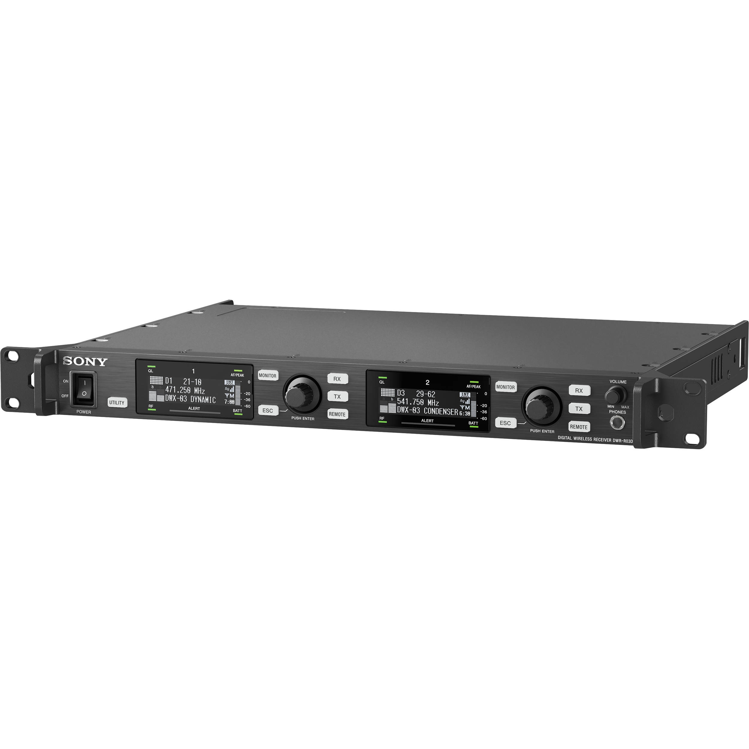 Sony DWR-R03D DWX Series Dual-Channel Digital Wireless DWR-R03D