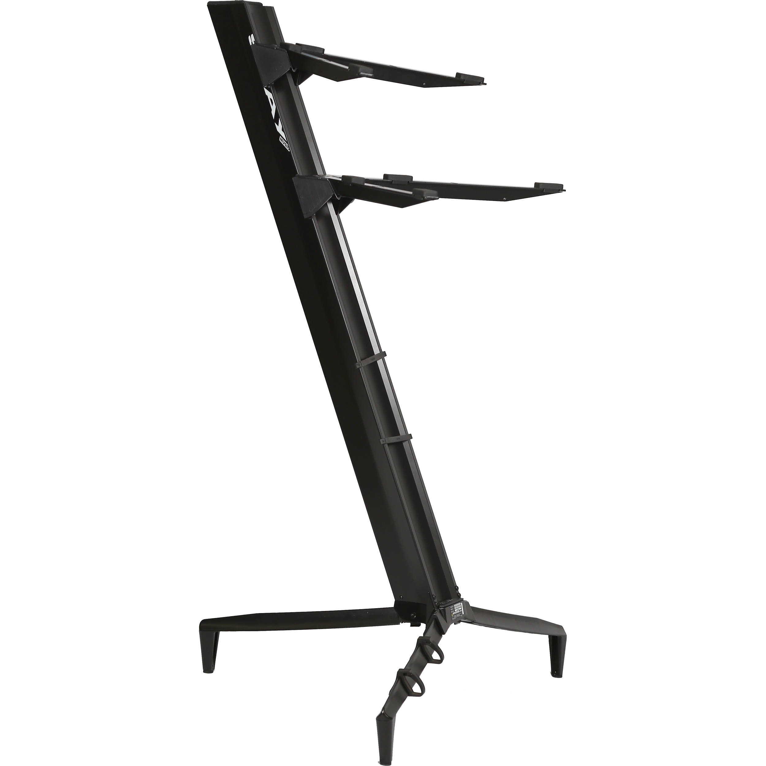 STAY Tower Series 46 Double Tier Keyboard Stand Black STAY46 STAY Tower Series 46 Double Tier Keyboard Stand Black STAY46