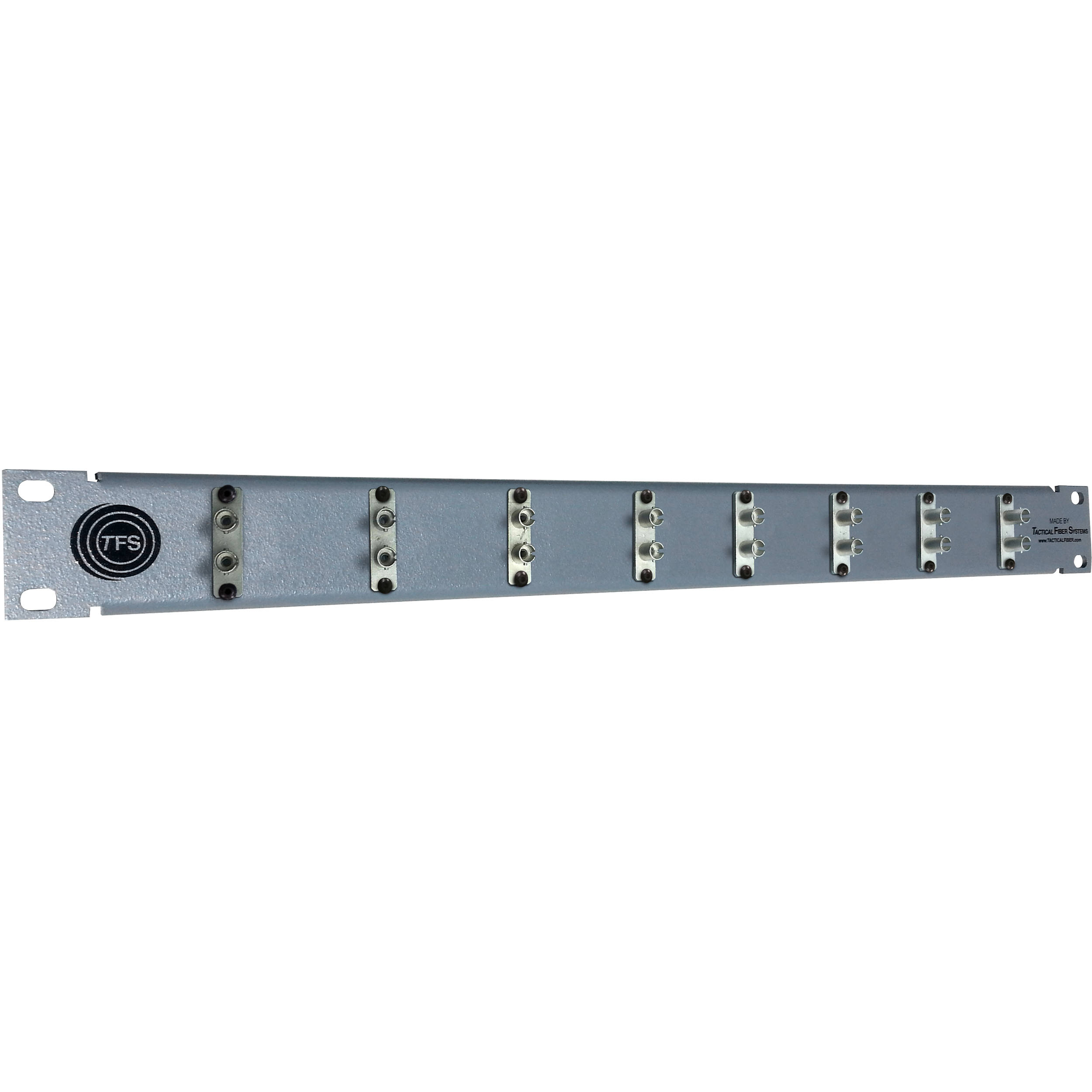 Tactical Fiber Systems 8-Port Duplex ST Patch Panel 2STPATPAN8