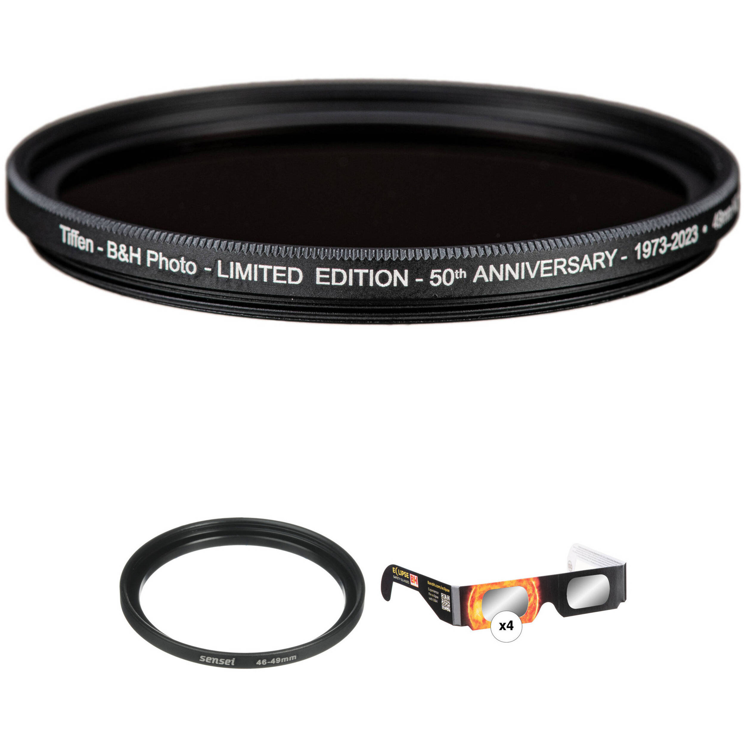 Tiffen 18-Stop Solar ND Filter with 46-49mm Step-Up Ring B&H